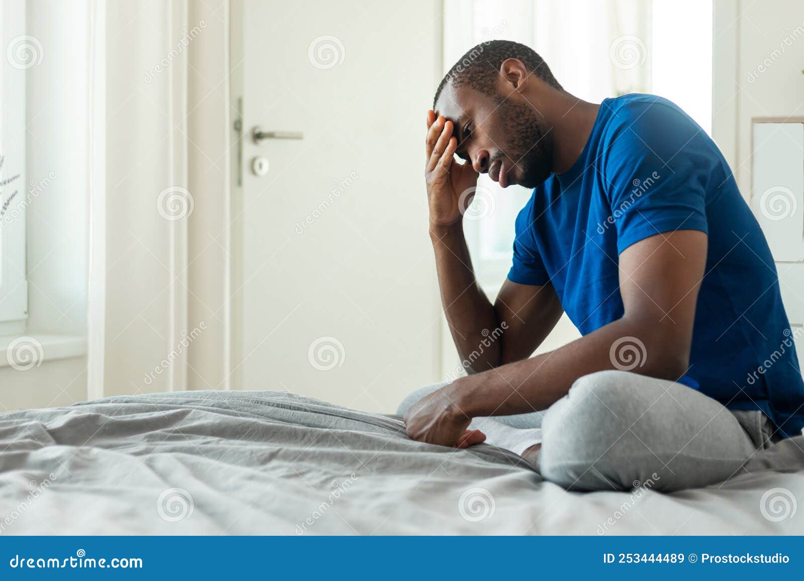 Unhappy Man Touching Painful Twisted Or Broken Ankle. Athlete Runner ...