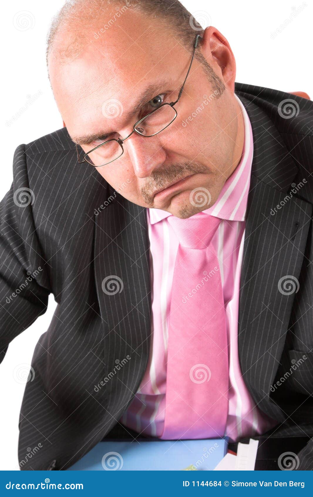 Unhappy businessman stock photo. Image of consulting, consultant - 1144684