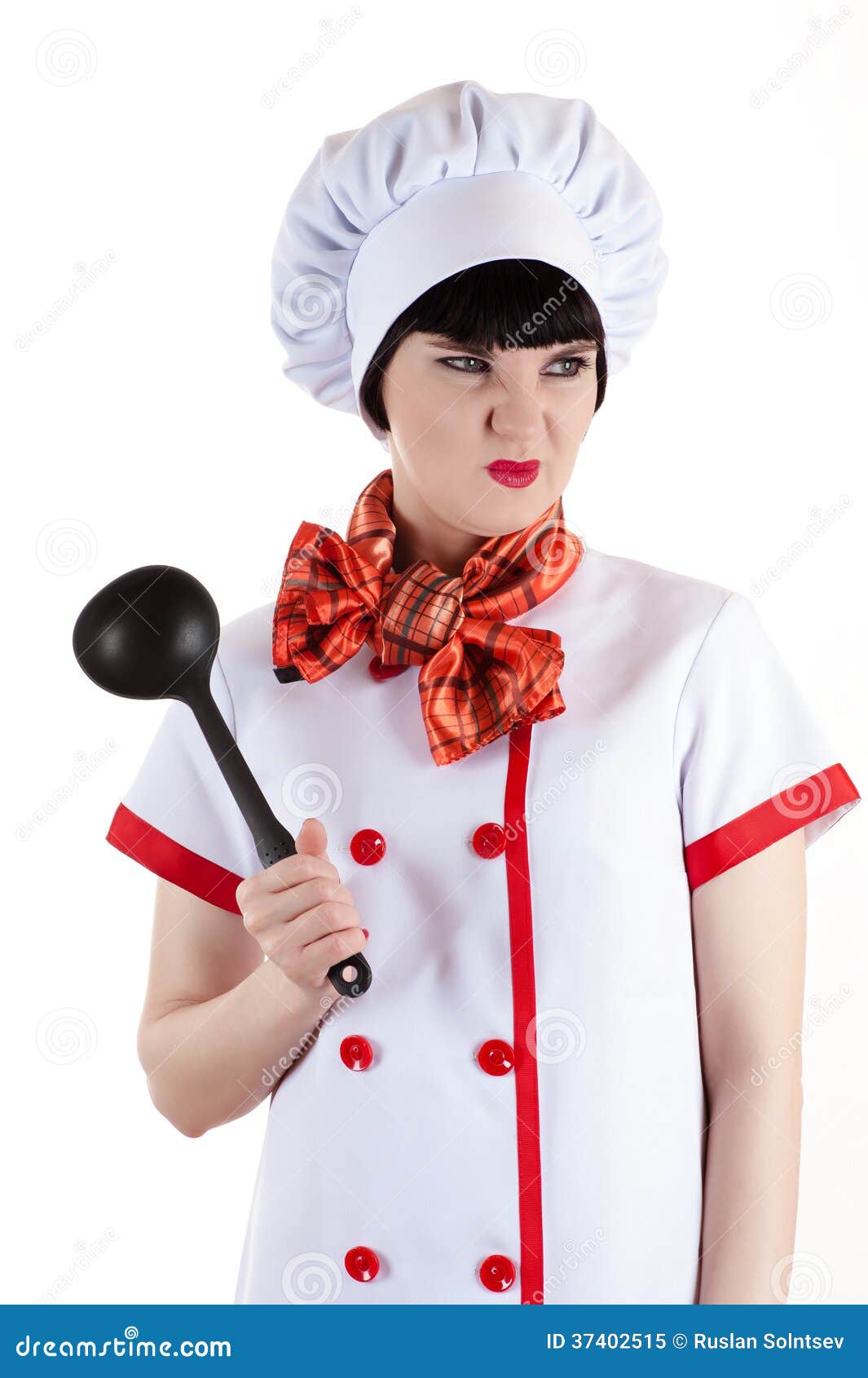 Unhappy chef stock image. Image of person, disgusting - 37402515