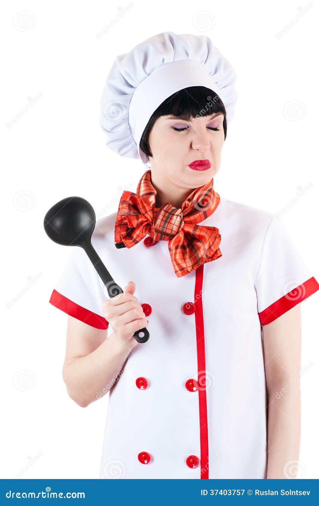 Unhappy chef stock image. Image of modern, culinary, eyes - 37403757