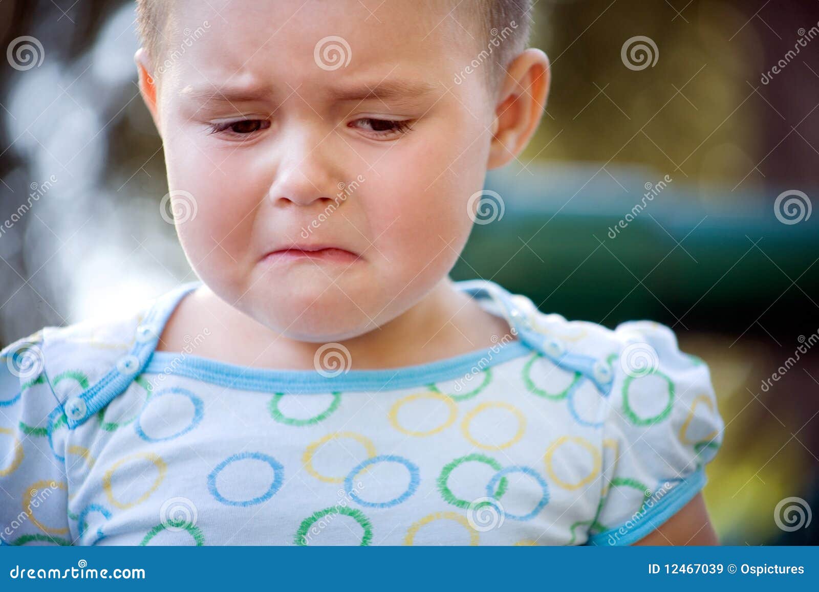 Unhappy child stock image. Image of toddler, expression - 12467039