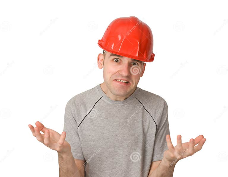 Unhappy and Disgruntled Worker Stock Image - Image of inspector, male ...