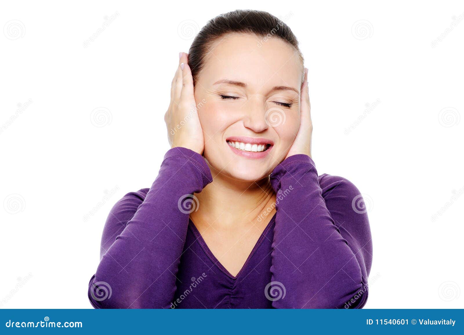 Unhappy Female with Negative Expression on Face Stock Image - Image of ...
