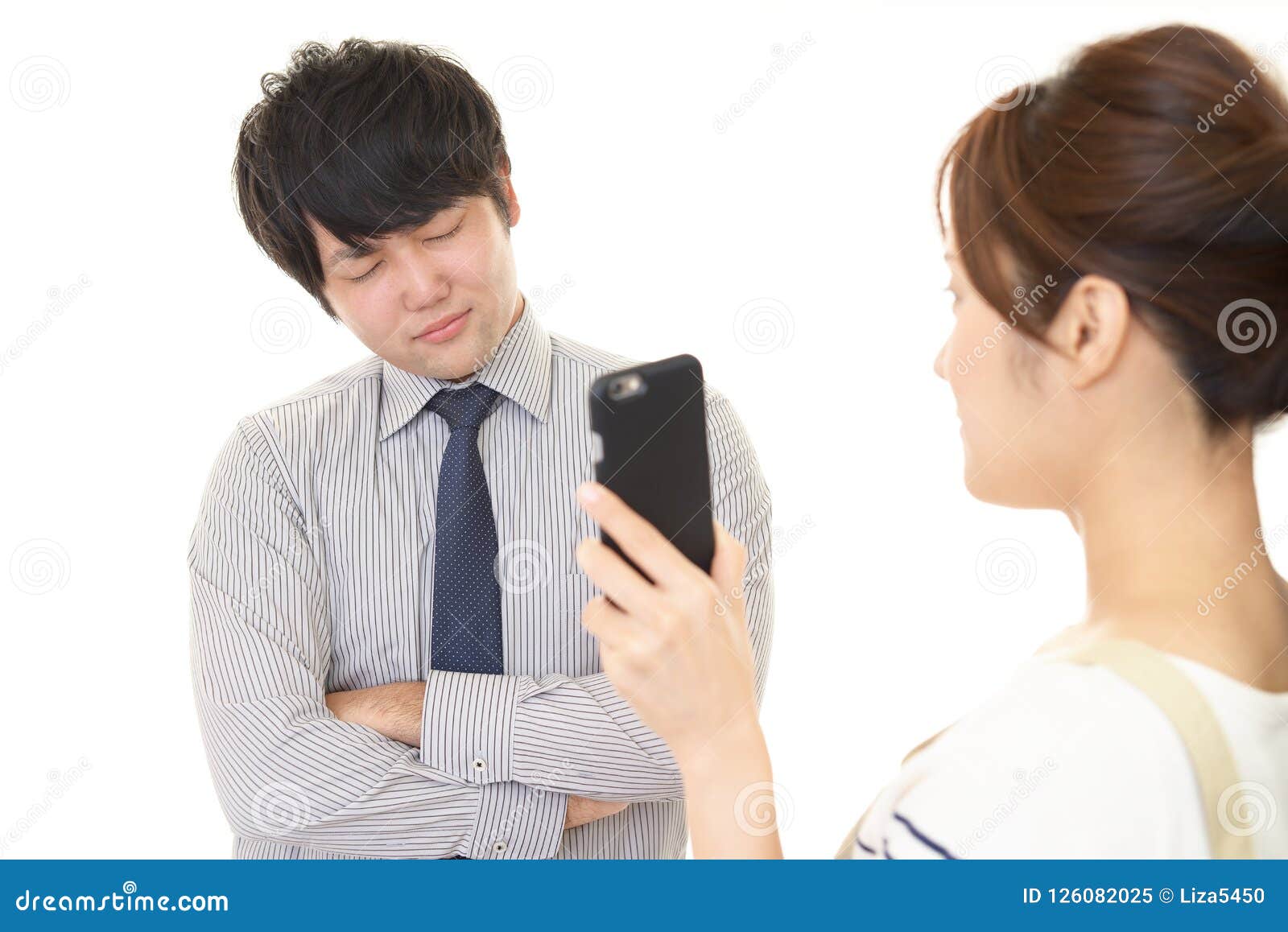 Unhappy husband and wife stock image. Image of elegant - 126082025