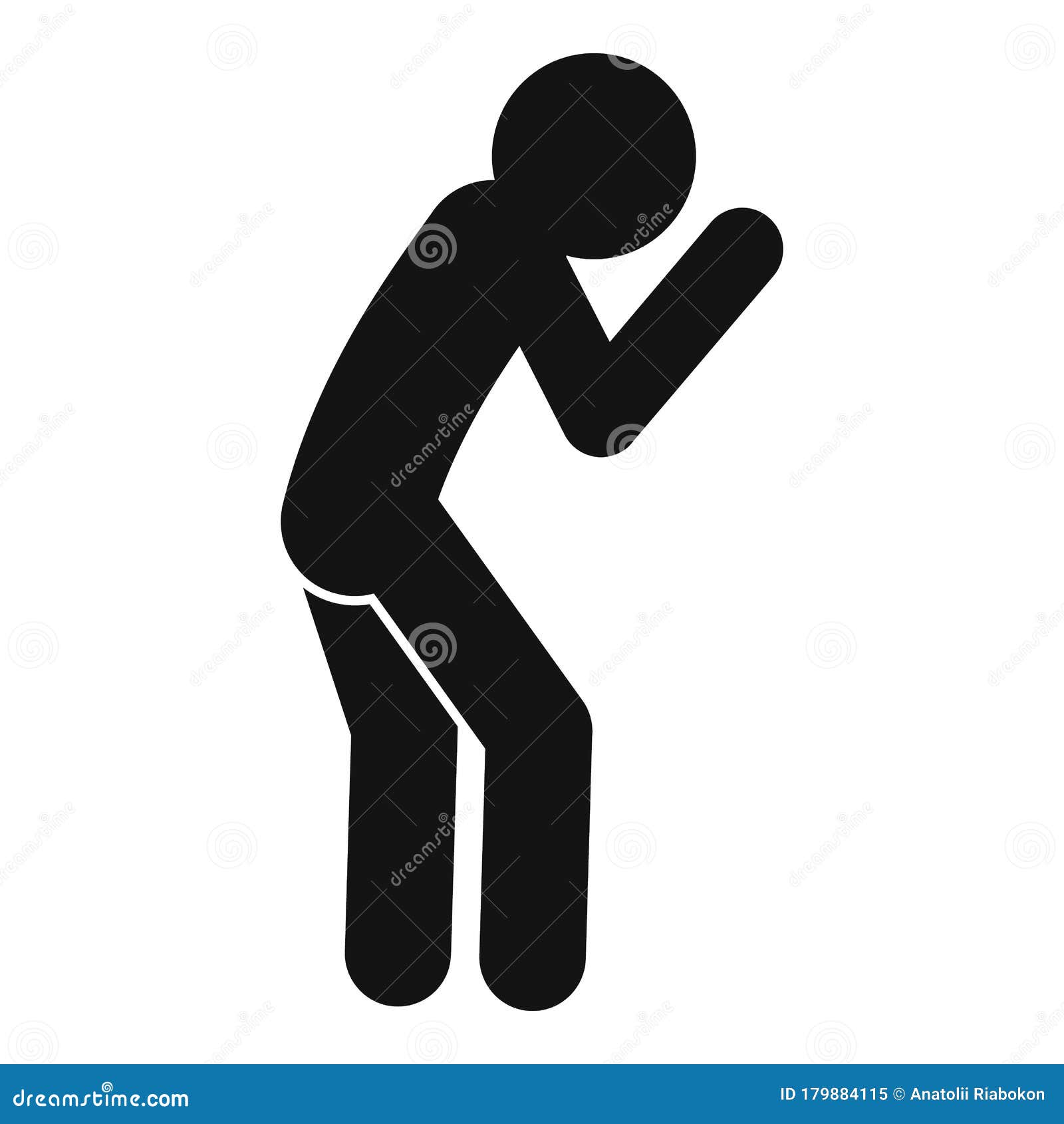 Unhappy Man Icon, Simple Style Stock Vector - Illustration of human ... Unhappy Man Icon, Simple Style Stock Vector - Illustration of human ...