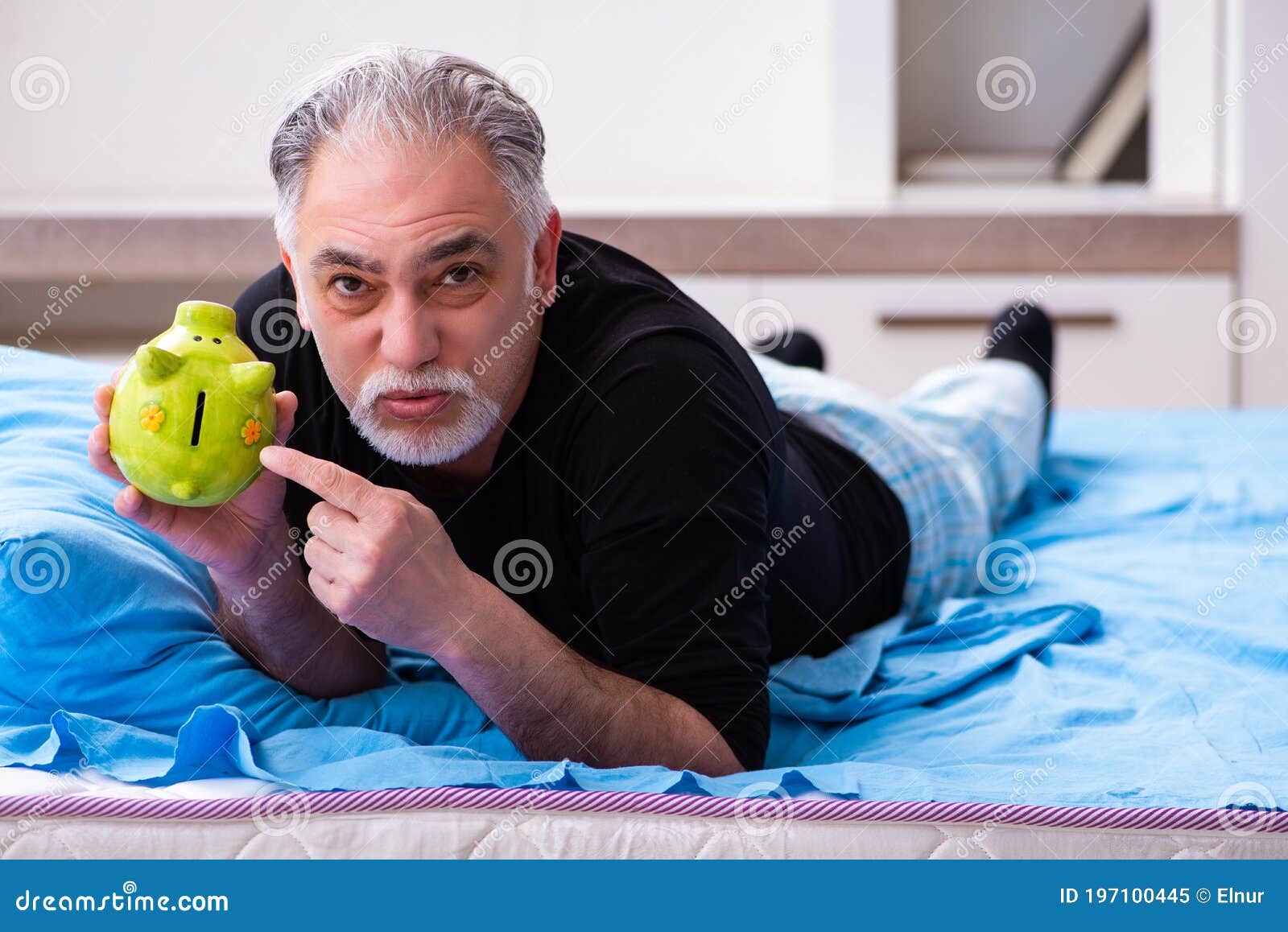 Unhappy Old Man in Retirement Concept Stock Image - Image of ...