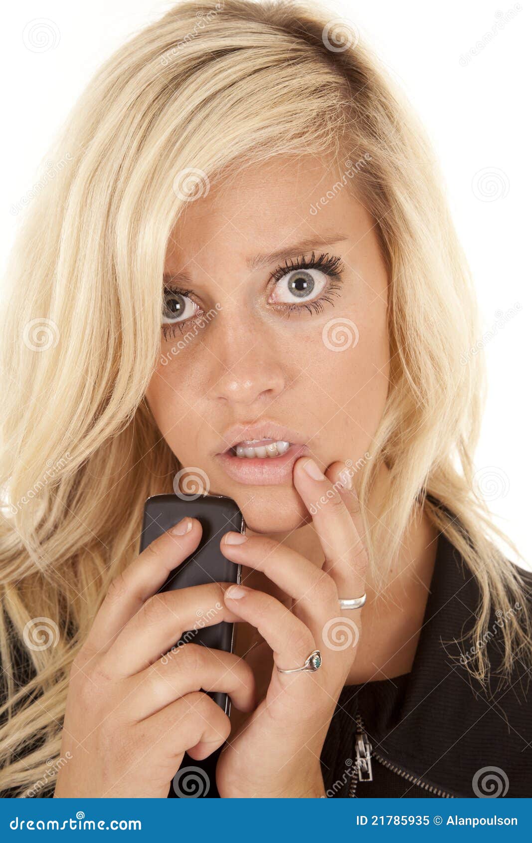 Unhappy phone call stock image. Image of adult, mobile - 21785935