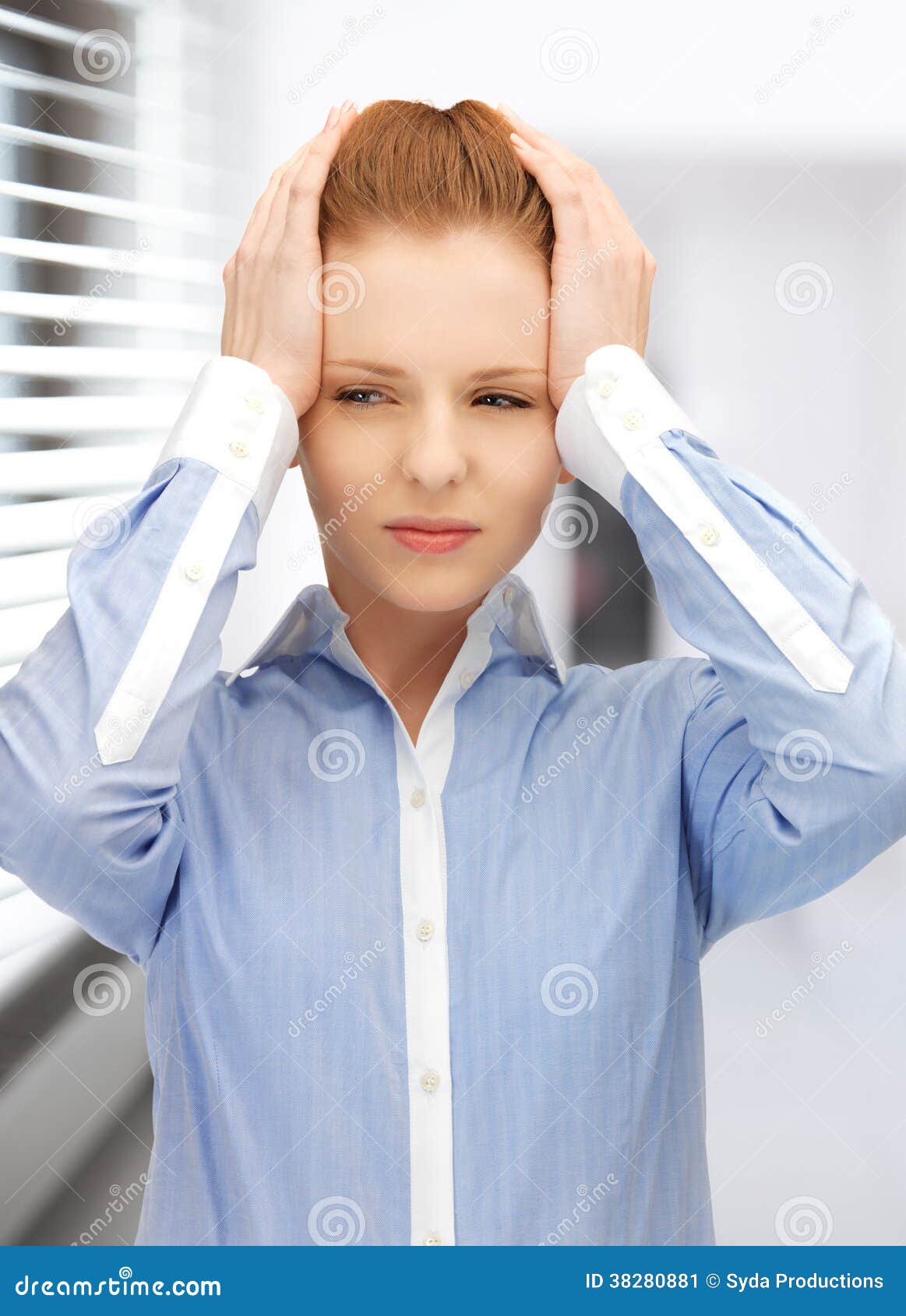 Unhappy woman stock image. Image of head, despair, depression - 38280881