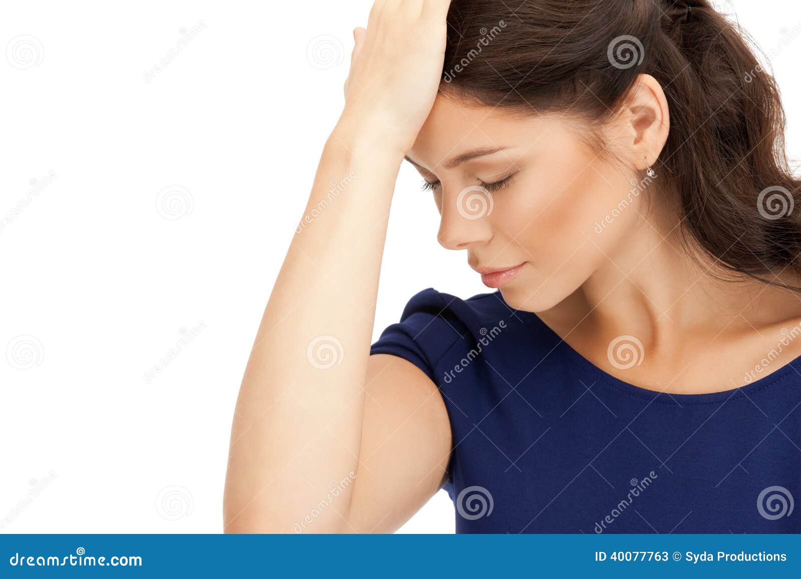Unhappy woman stock image. Image of girl, desperation - 40077763