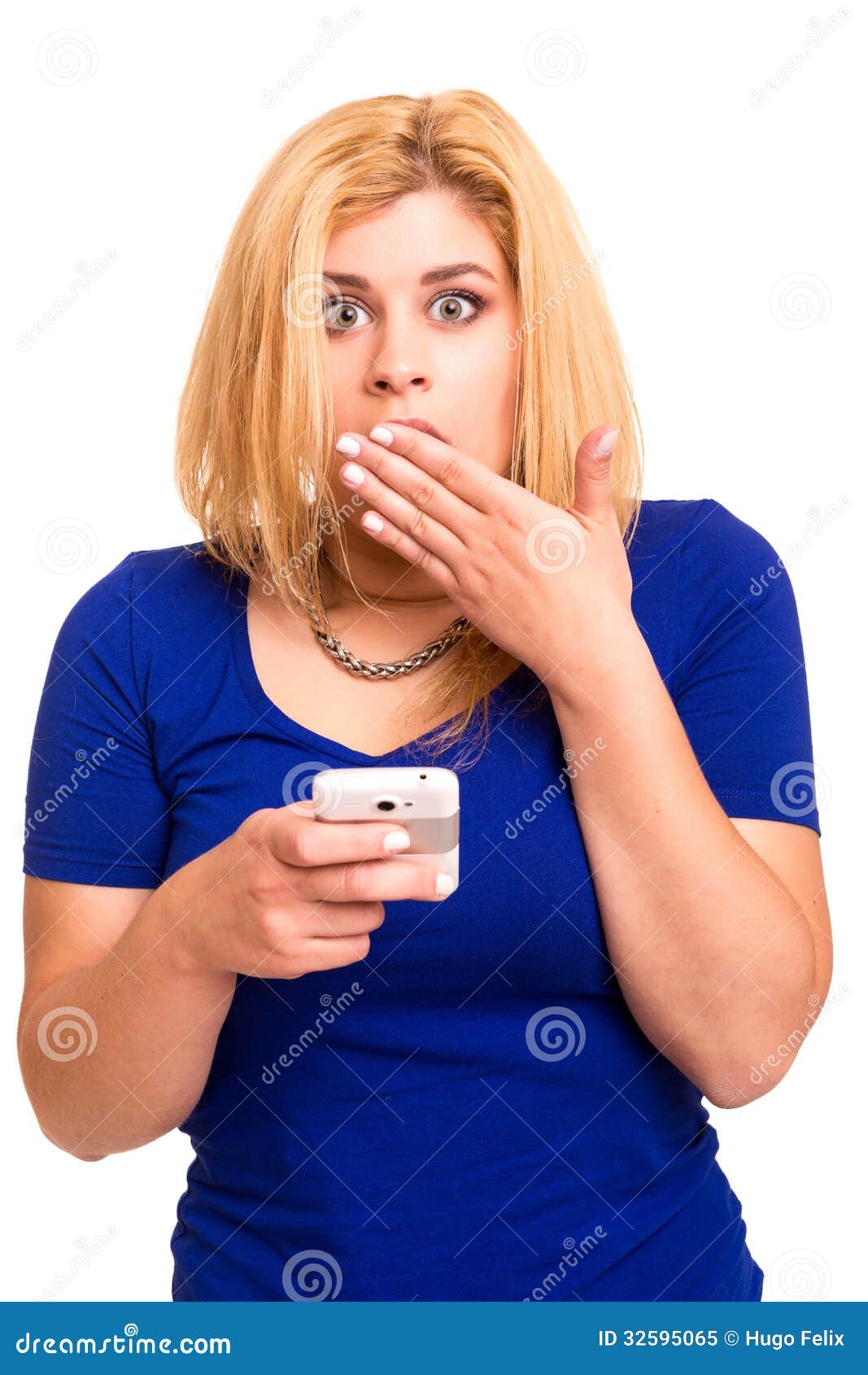Unhappy Woman stock image. Image of cell, holding, frustration - 32595065