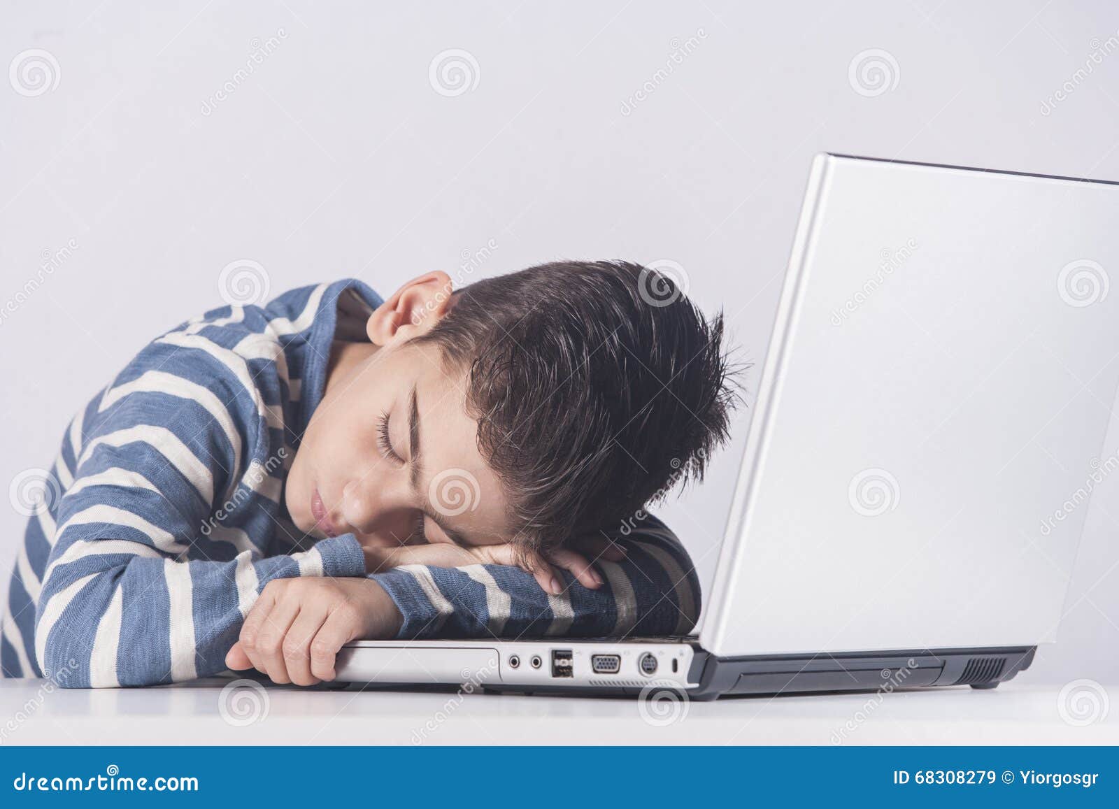 Unhealthy Lifestyle Concept Stock Image - Image of computer, little ...