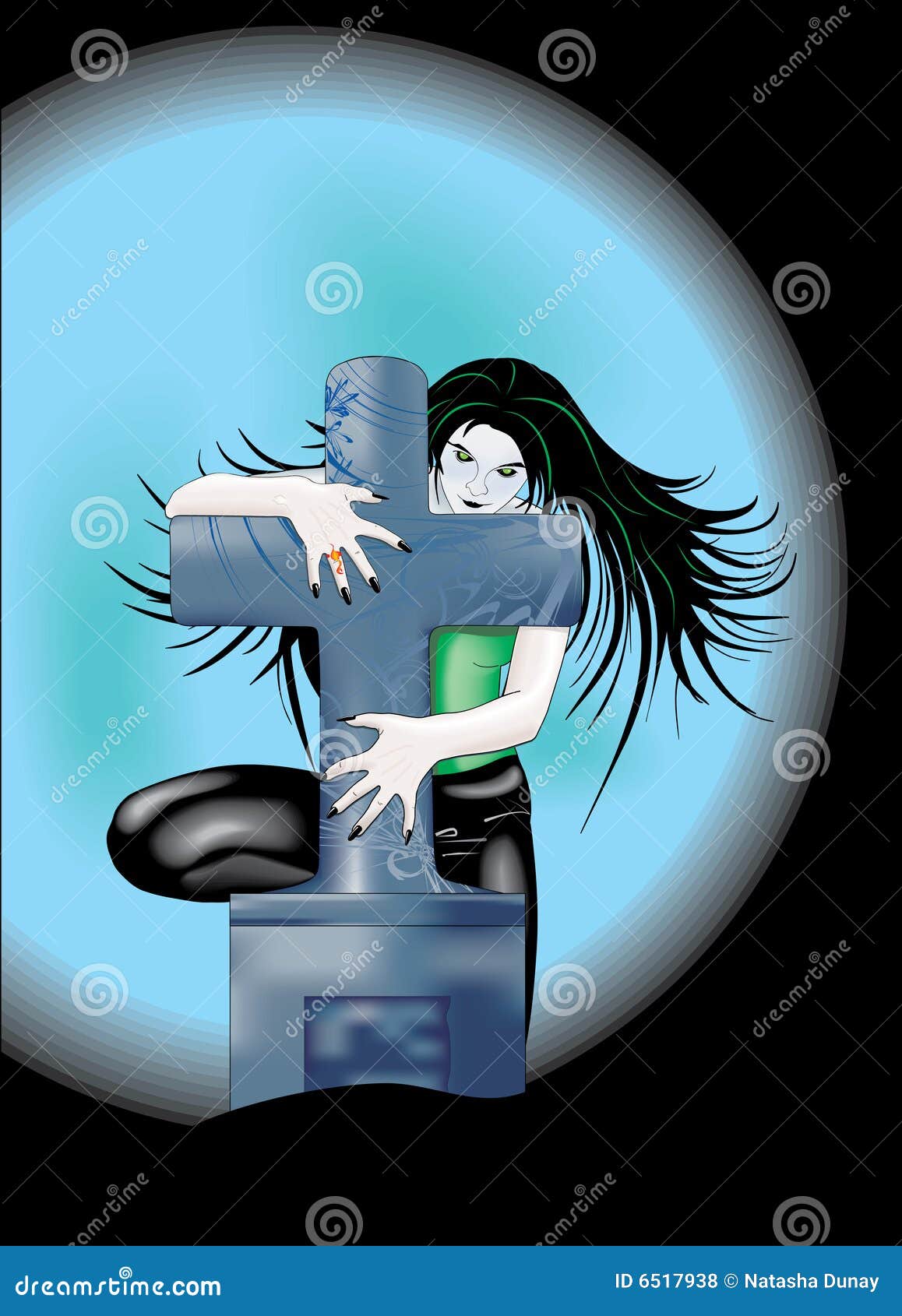 Unholy stock vector. Illustration of undead, ghost, witchcraft - 6517938