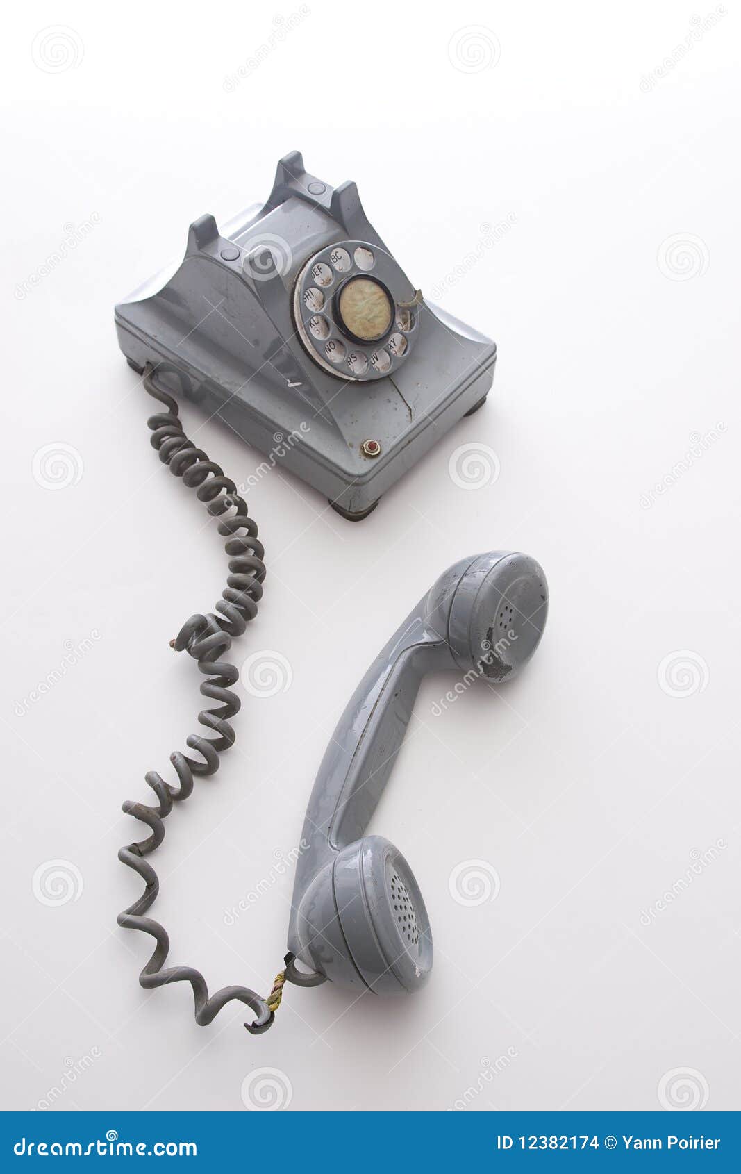 Unhooked phone stock photo. Image of earphone, electronics - 12382174