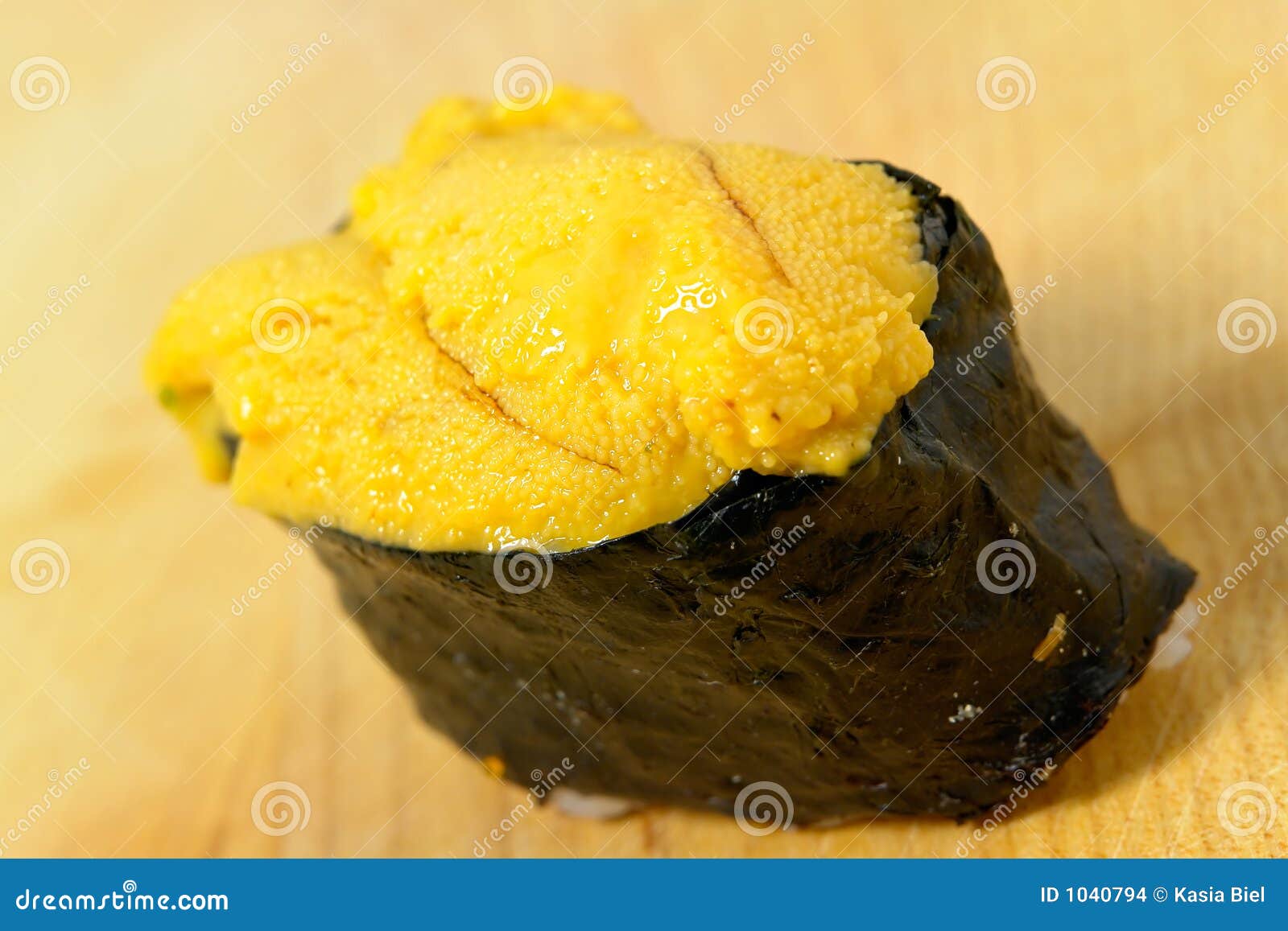 Uni (Sea Urchin Roe) Sushi Royalty-Free Stock Image | CartoonDealer.com ...