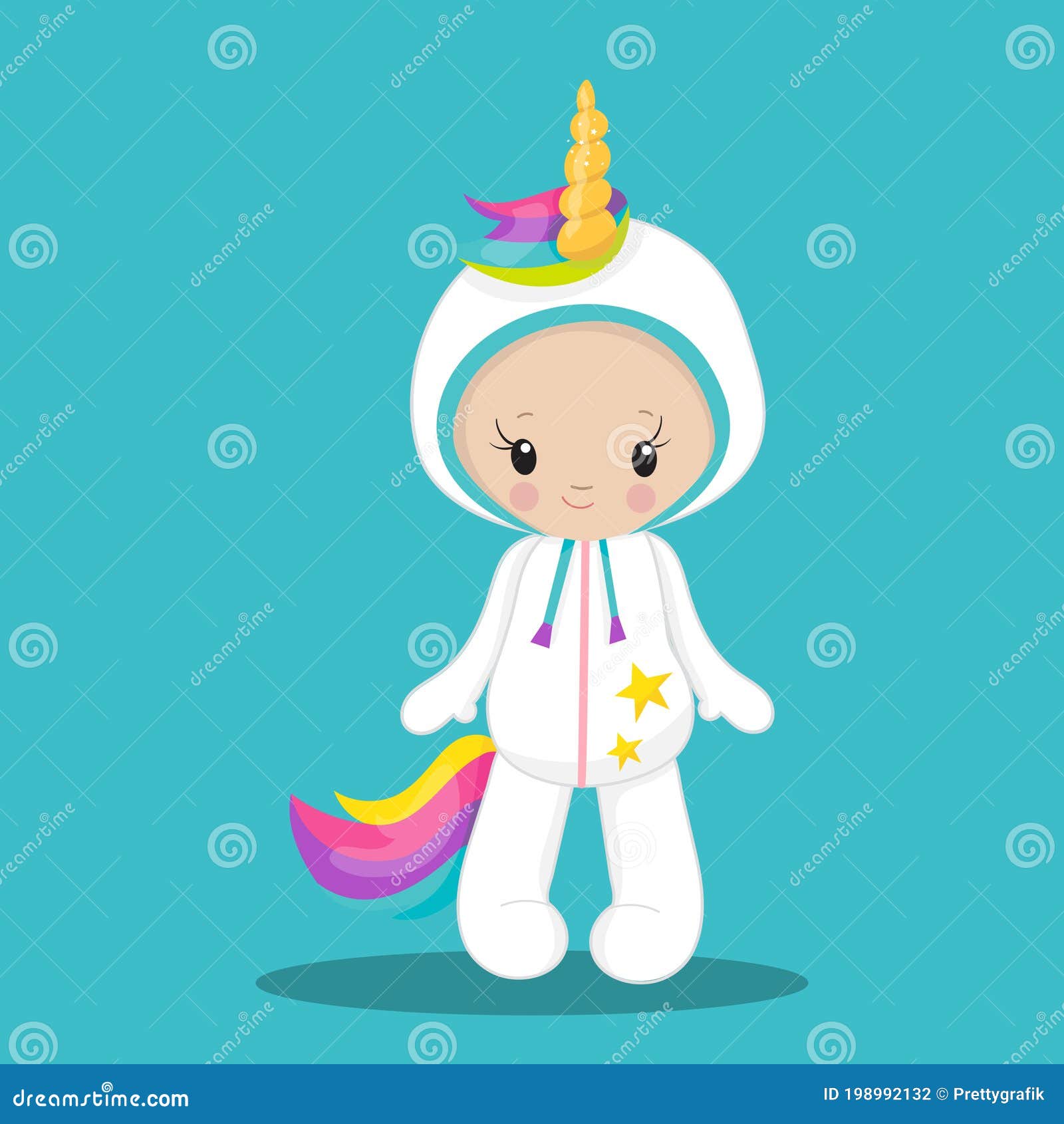 Unicorn human 05 stock vector. Illustration of vector - 198992132