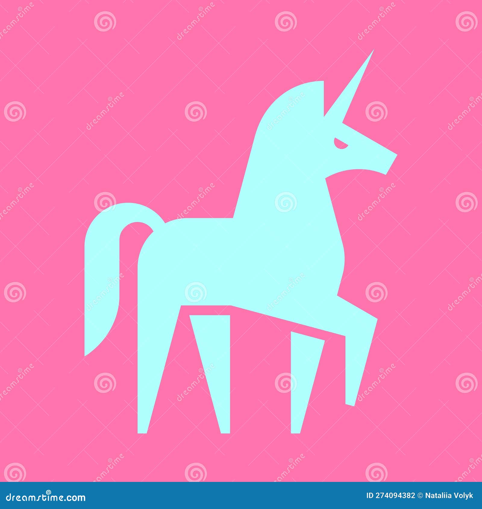 Unicorn Logo stock vector. Illustration of mythology - 274094382