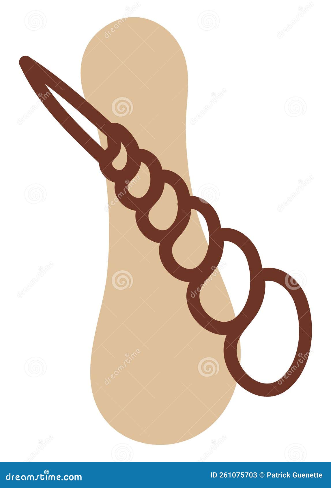 Unicorn sea shell, icon stock vector. Illustration of graphic - 261075703