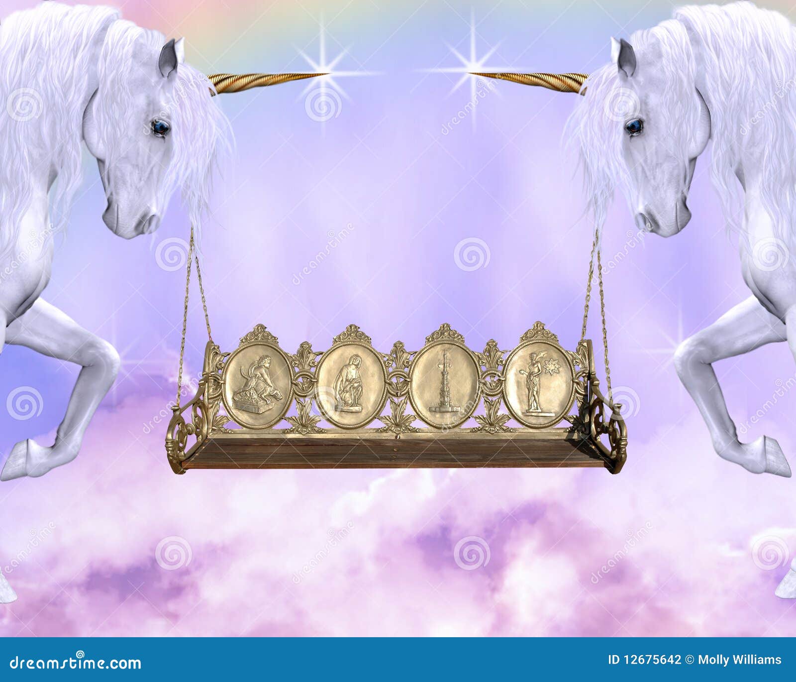 Unicorn wheel stock illustration. Illustration of weather - 12675642