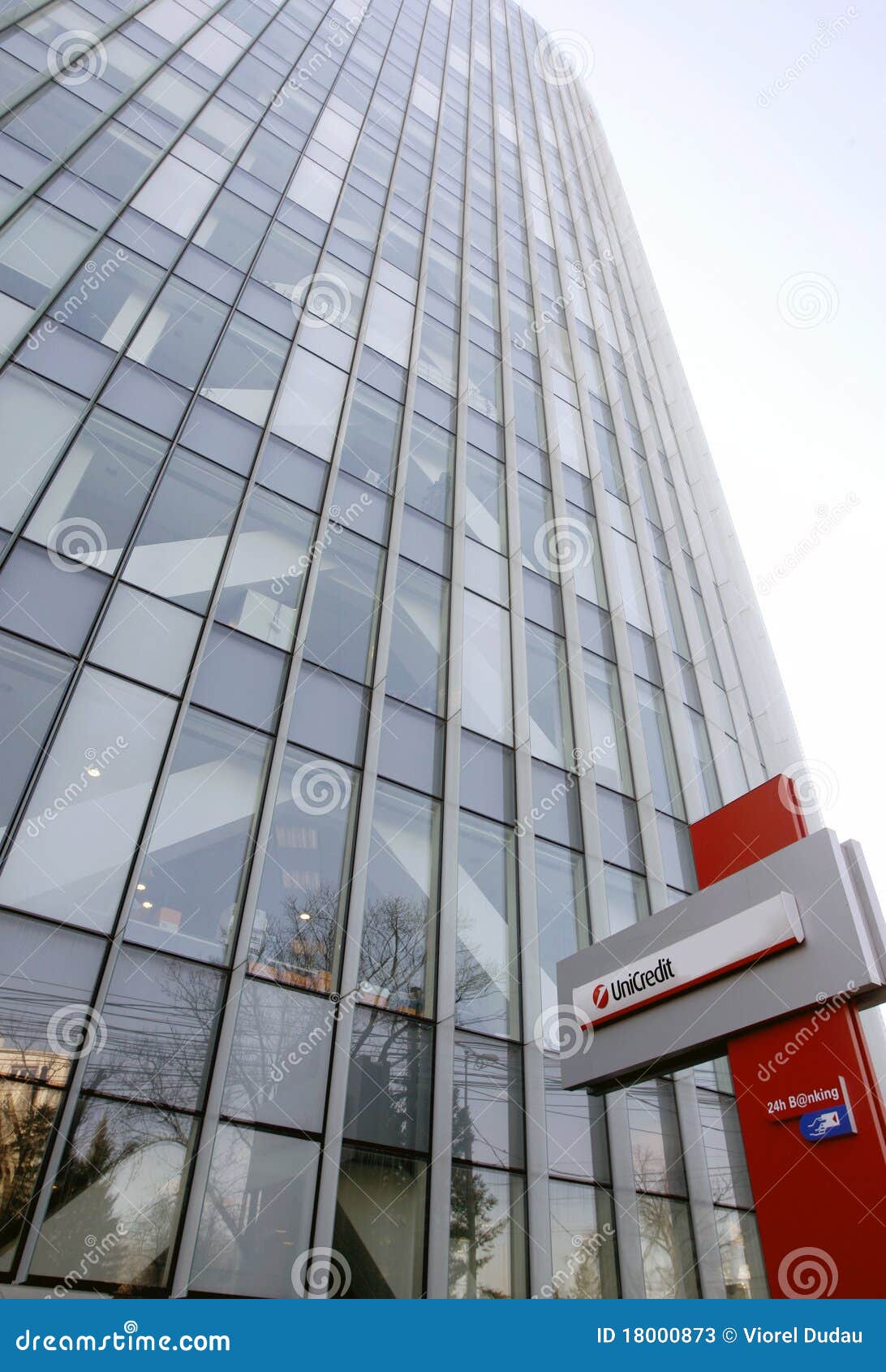 Unicredit Bank Headquarters in Bucharest Editorial Stock Photo - Image ...
