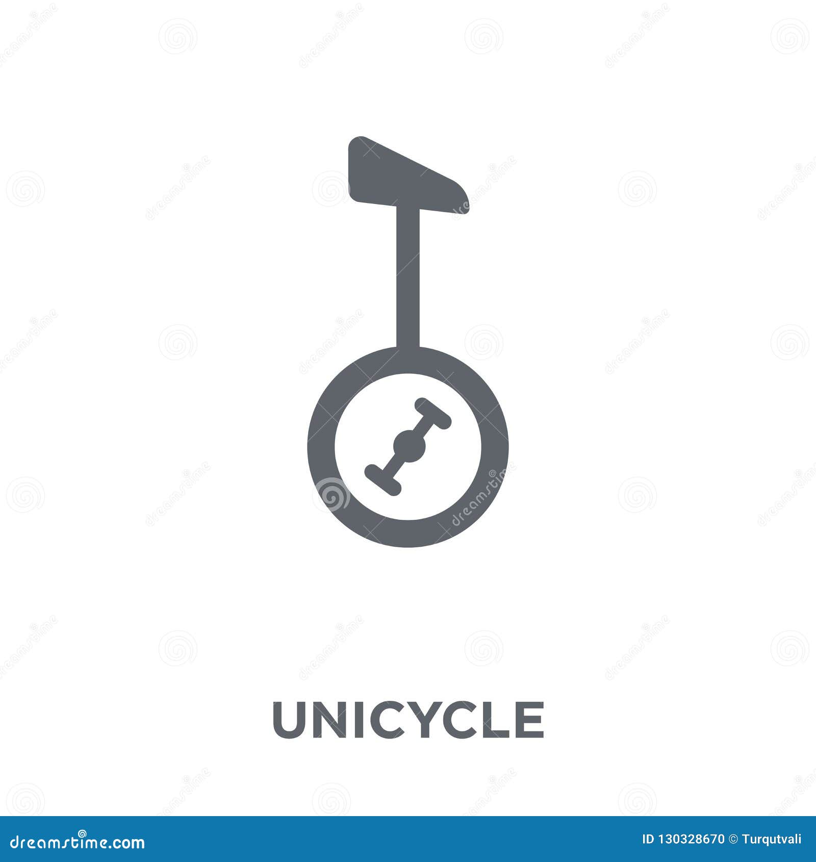 Unicycle Icon Vector From Carnival Concept. Thin Line Illustration Of ...