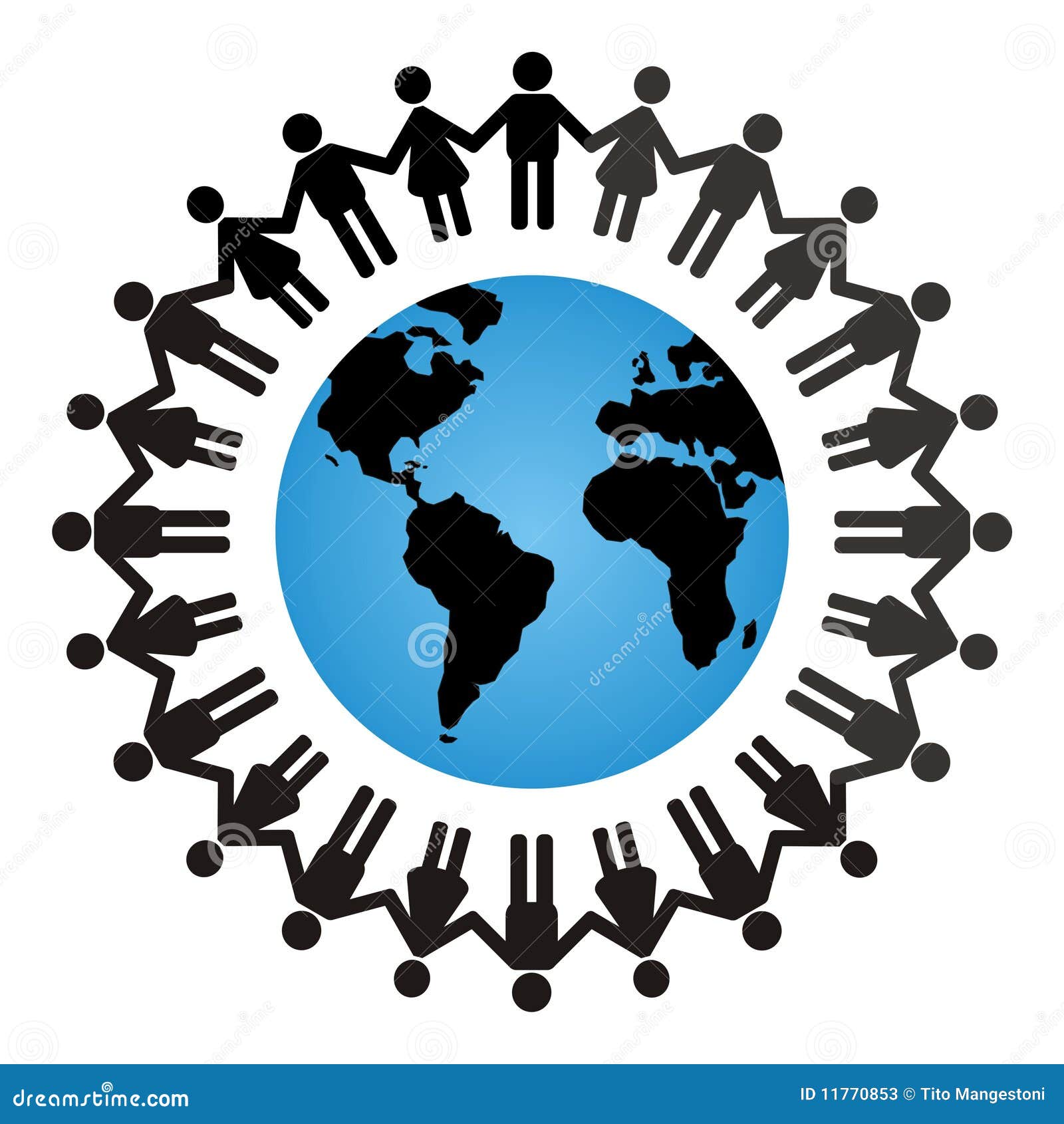 Unidad global stock de ilustración. Ilustración de negocios - 11770853