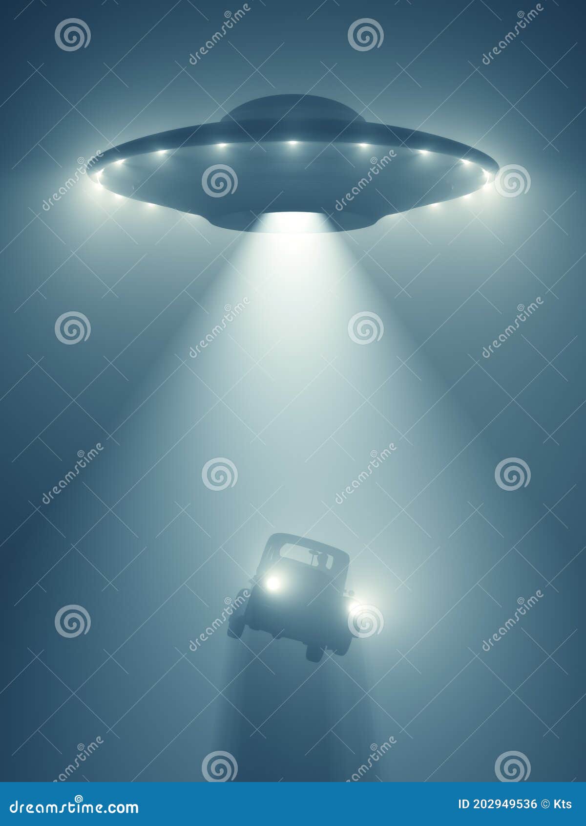 Unidentified Flying Object Gravity Zero Stock Illustration ...