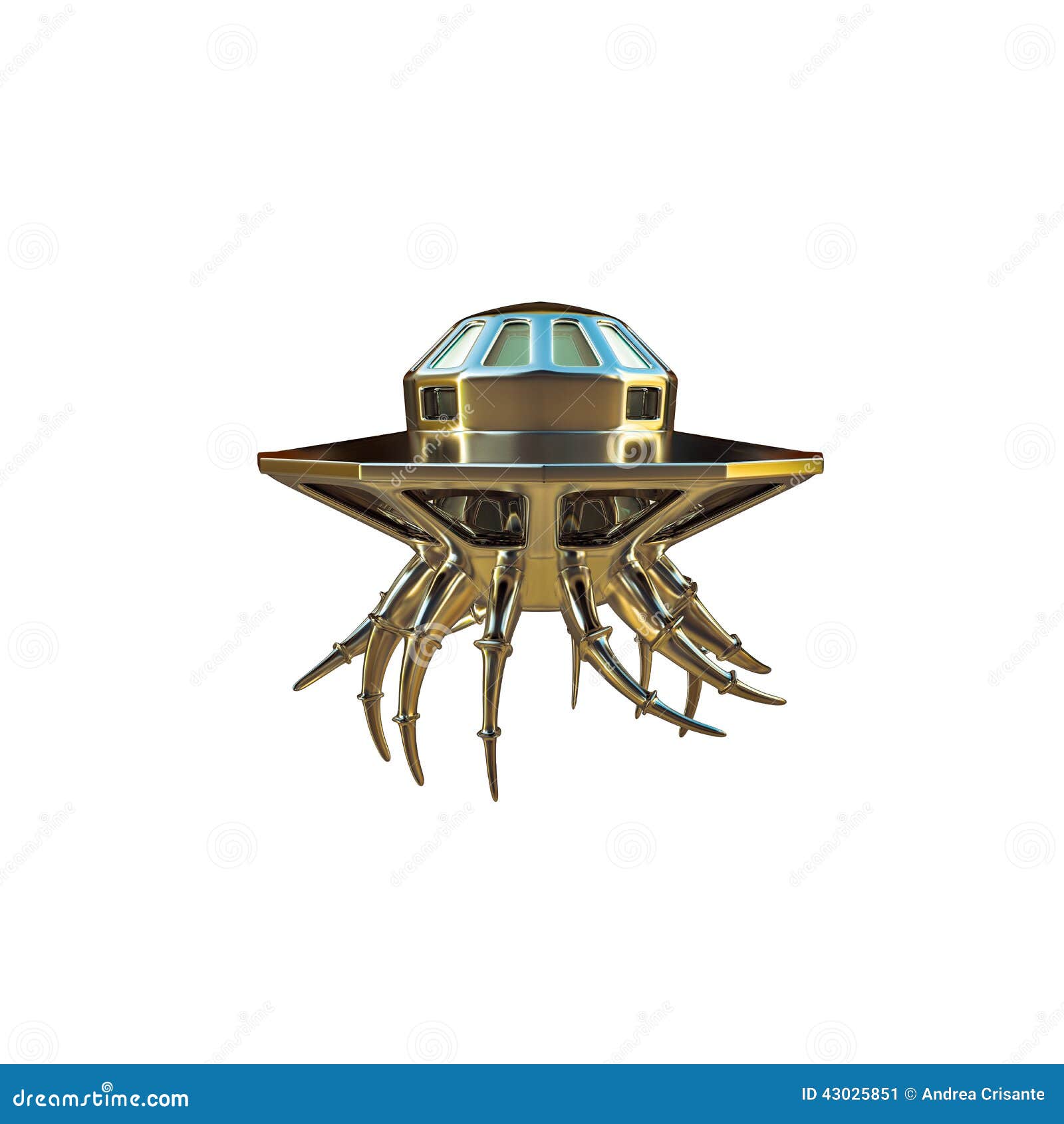 Unidentified flying object stock illustration. Illustration of ...