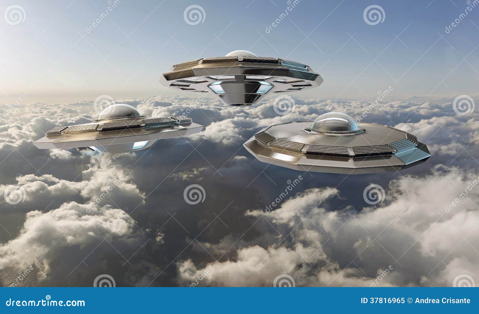 Unidentified Flying Objects Stock Illustration - Illustration of vessel ...