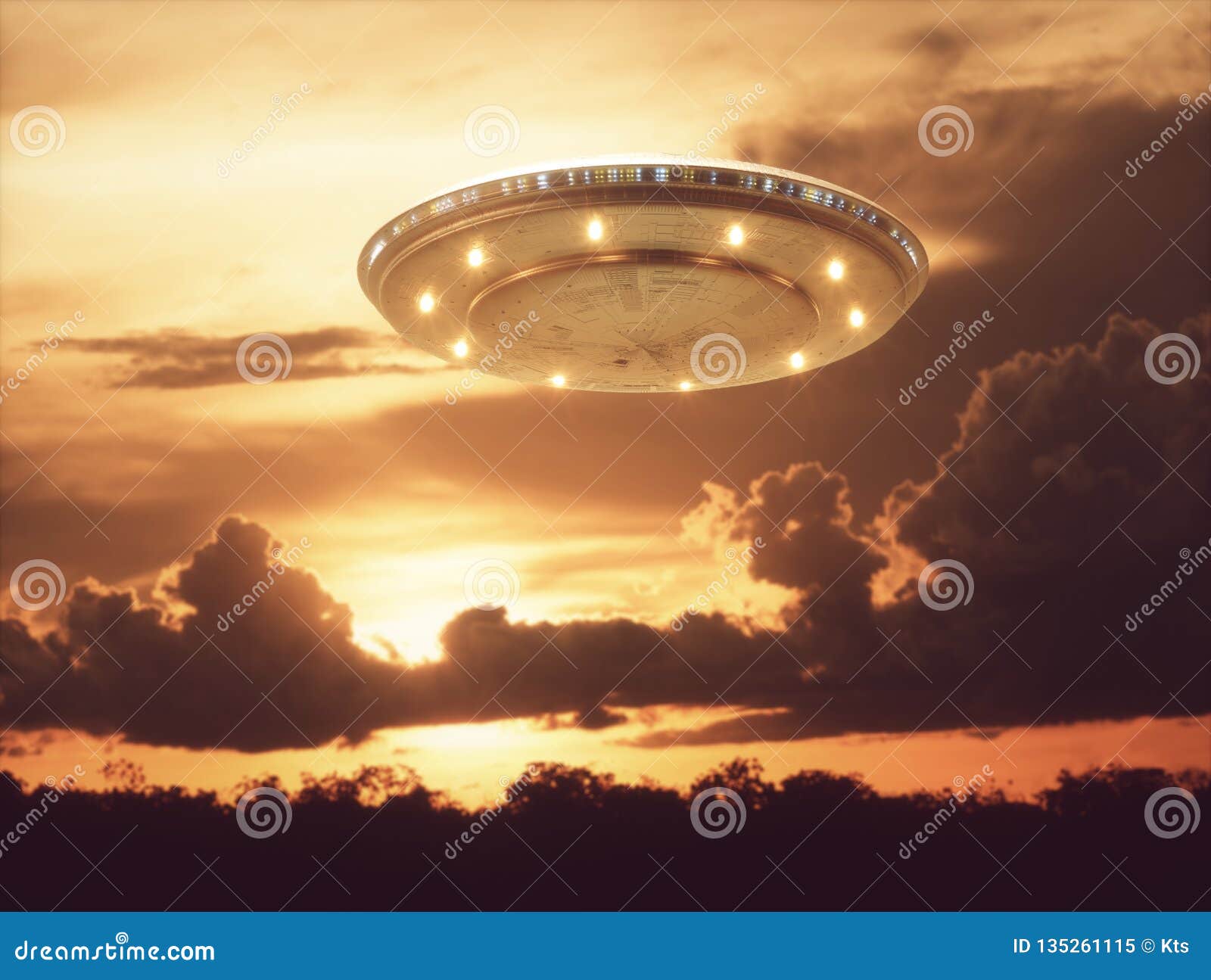 Unidentified Flying Objects UFO Stock Image - Image of spacecraft ...
