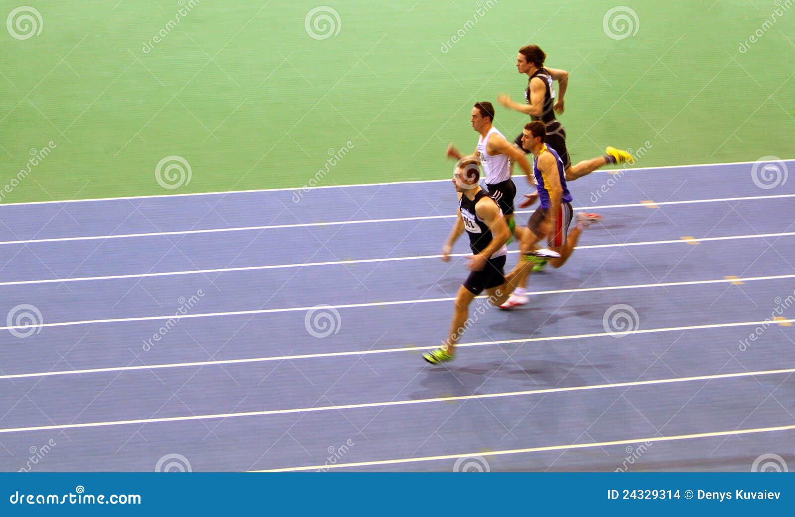 Unidentified Men on the 60 Meters Dash Editorial Stock Image - Image of ...