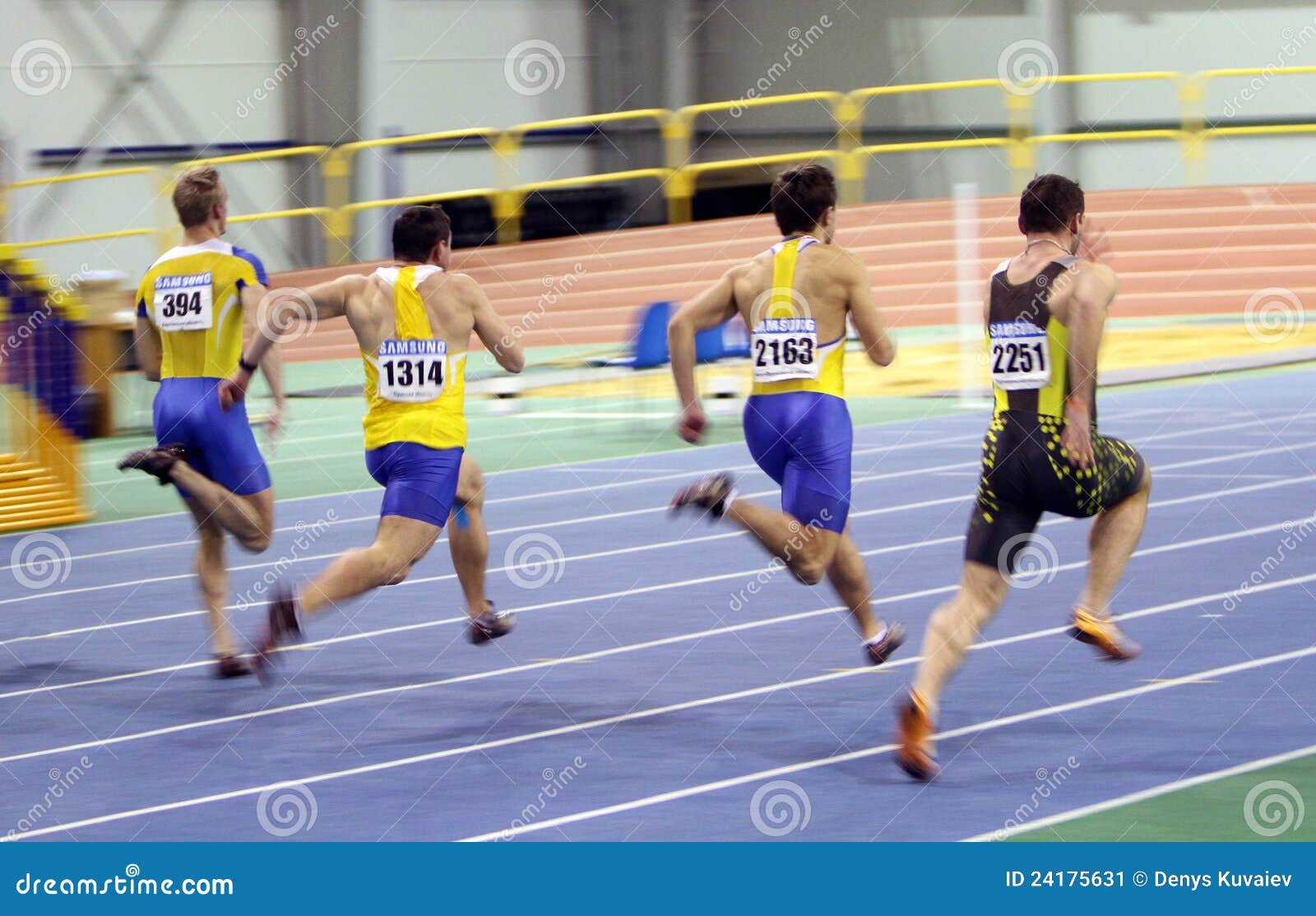 Unidentified Men on the Finish of the 60 Meters Editorial Photo - Image ...