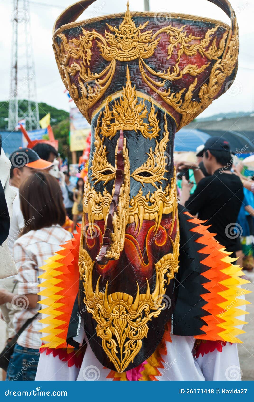 Unidentified Men Wear Ghost Mask. Editorial Image | CartoonDealer.com ...