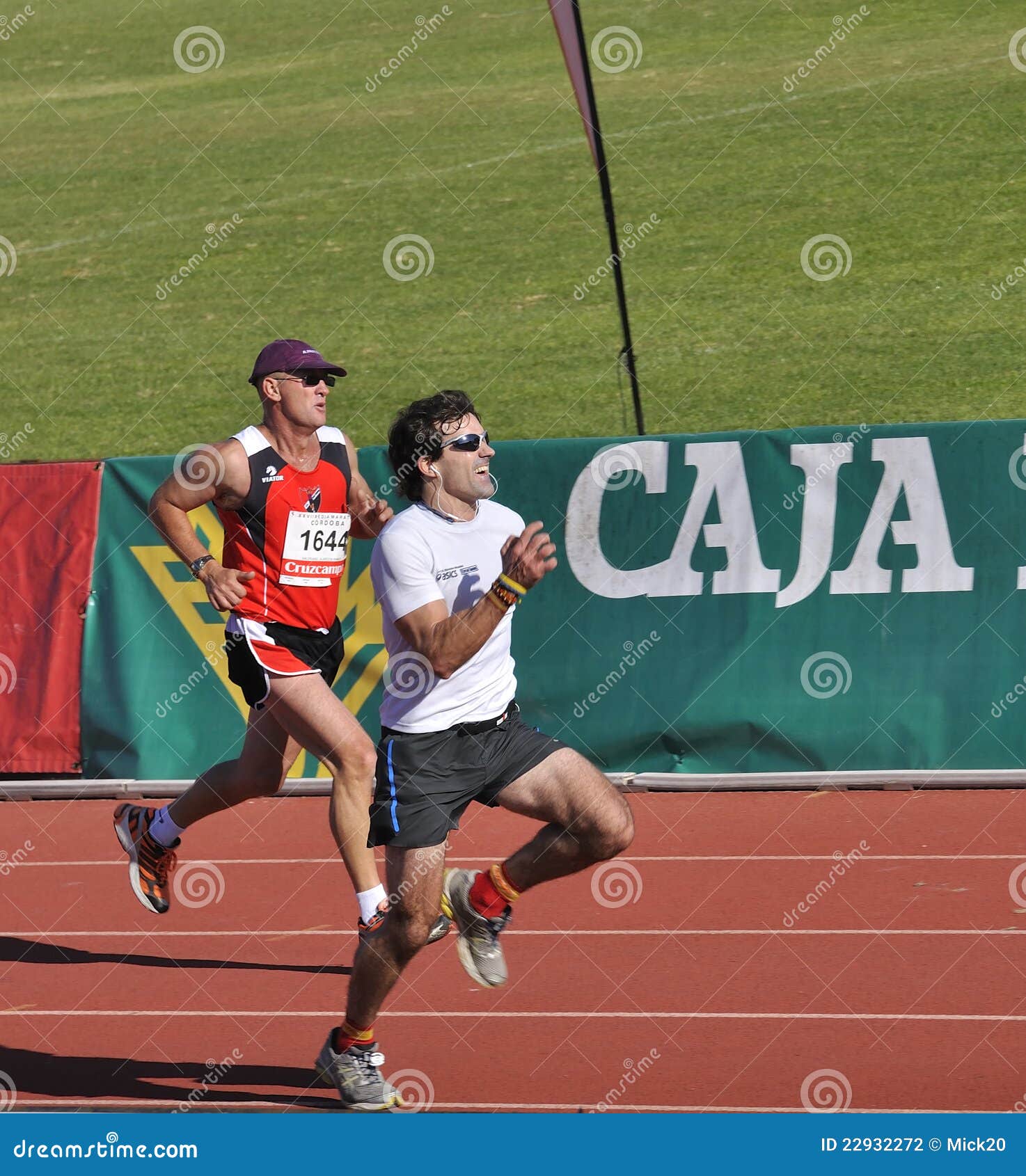 Unidentified Runners in Thein the Last Sprint Editorial Photography ...