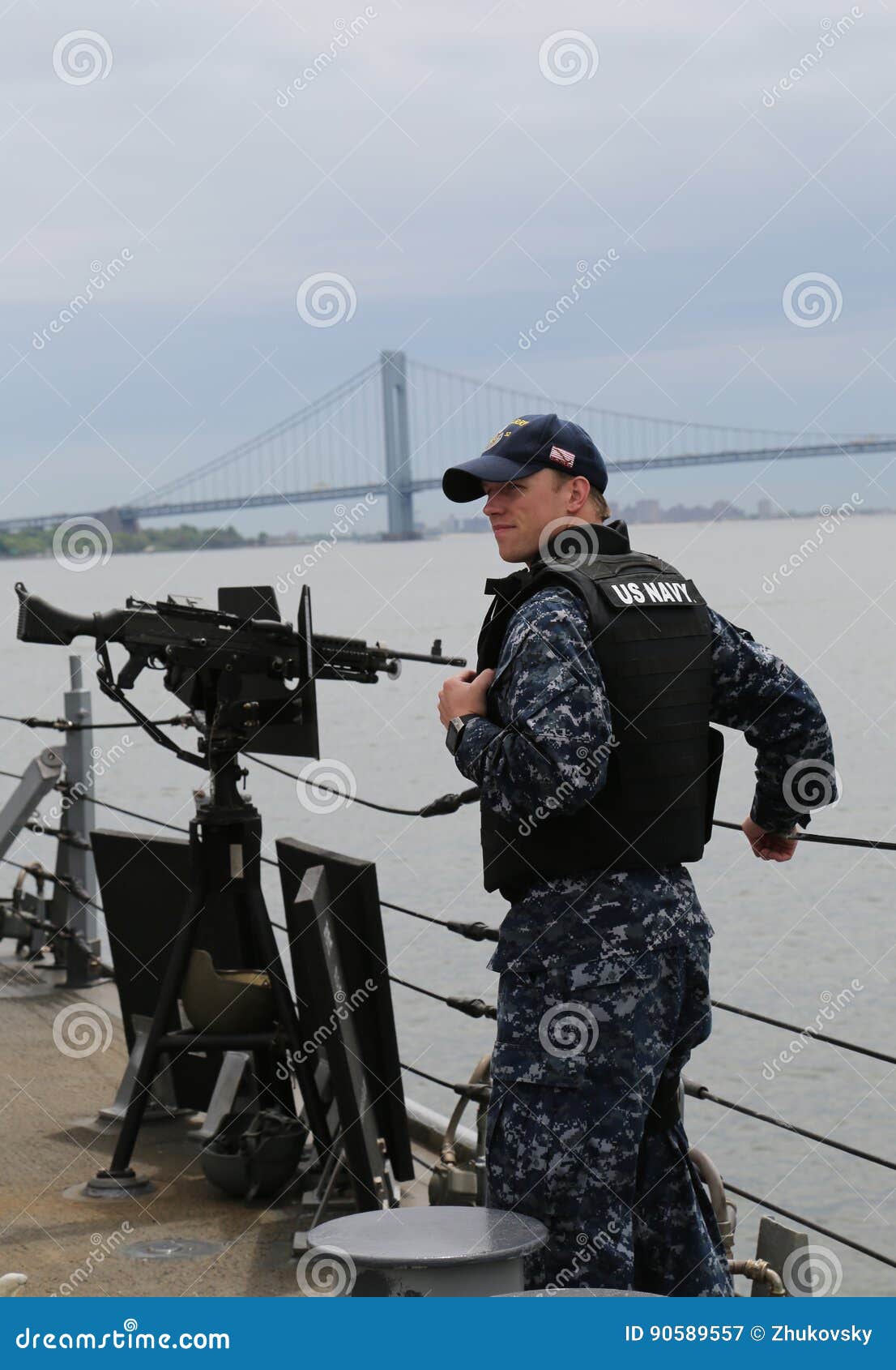 Unidentified US Navy Providing Security during Fleet Week 2015 in New ...