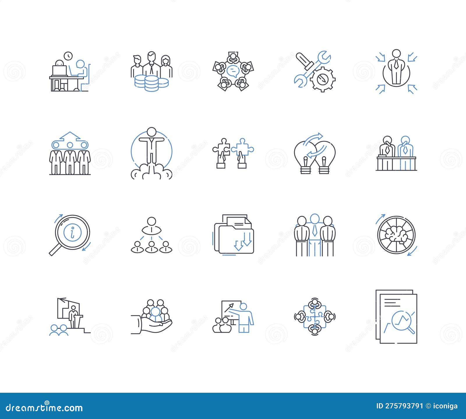 Unified Approach Line Icons Collection. Integration, Synergy, Cohesion ... Unified Approach Line Icons Collection. Integration, Synergy, Cohesion ...