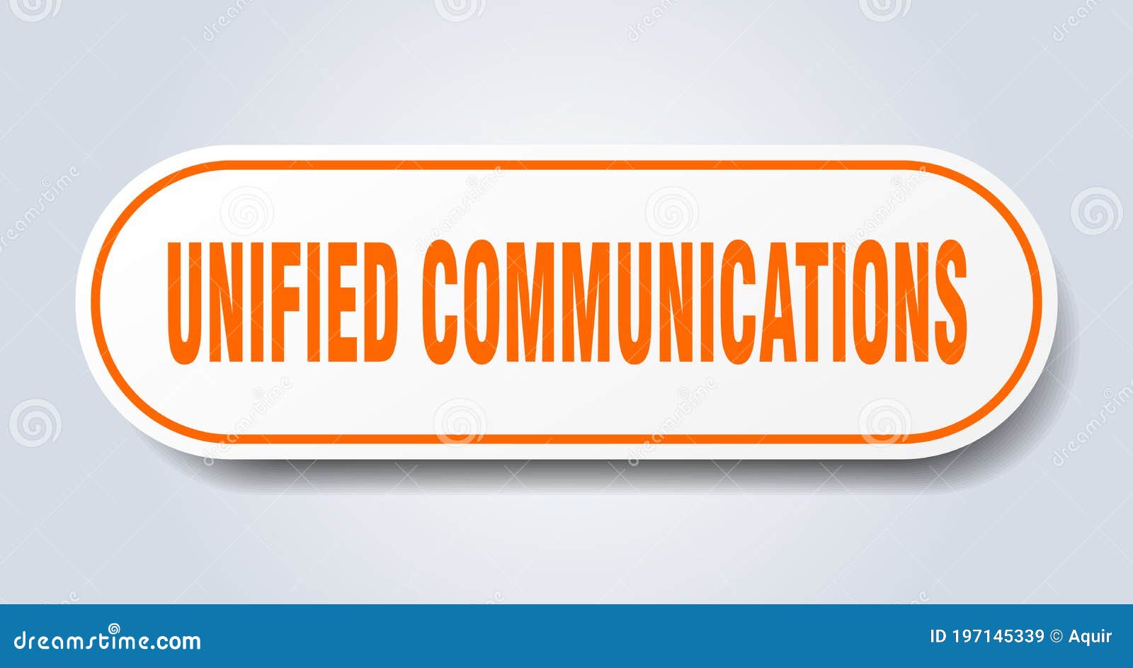 Unified Communications Sticker. Stock Vector - Illustration of website ...