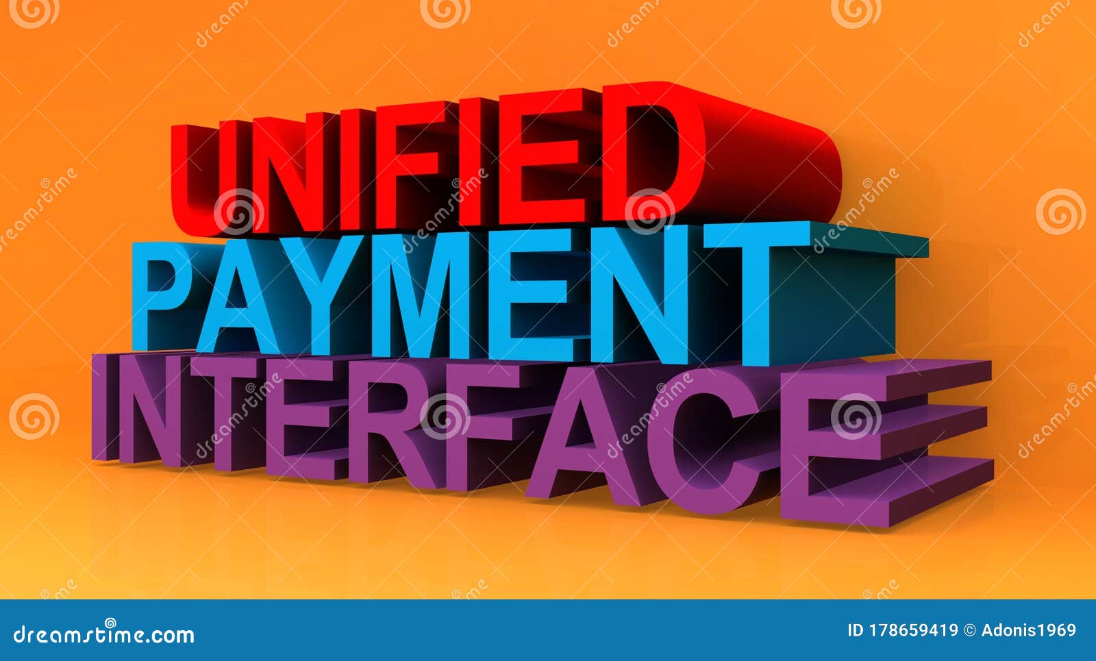 Unified payment interface stock illustration. Illustration of ...