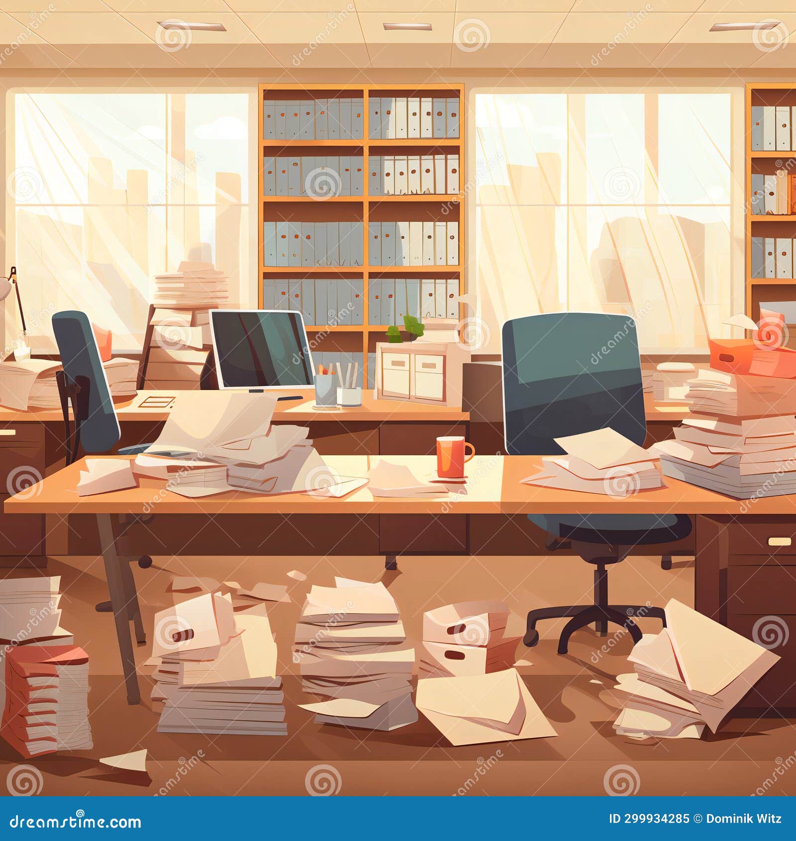 Unifinished work stock illustration. Illustration of overdue - 299934285