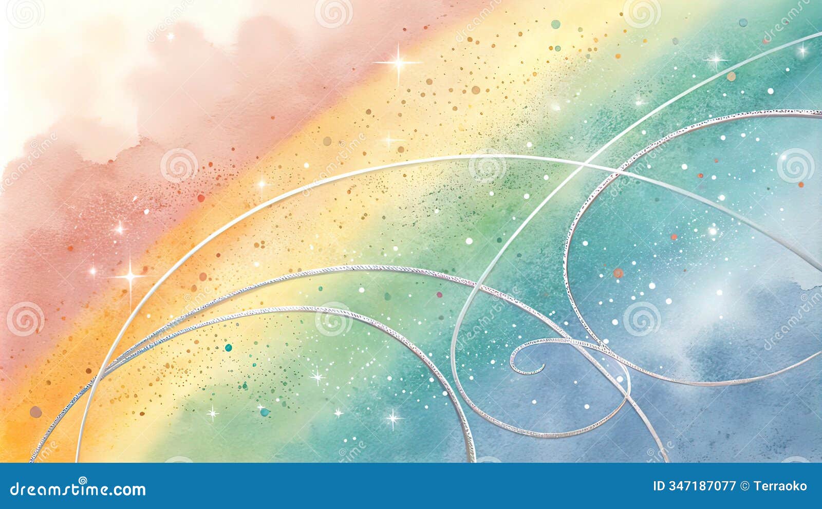 Uniform Background, Several Thin Rounded Lines Run Across the ...