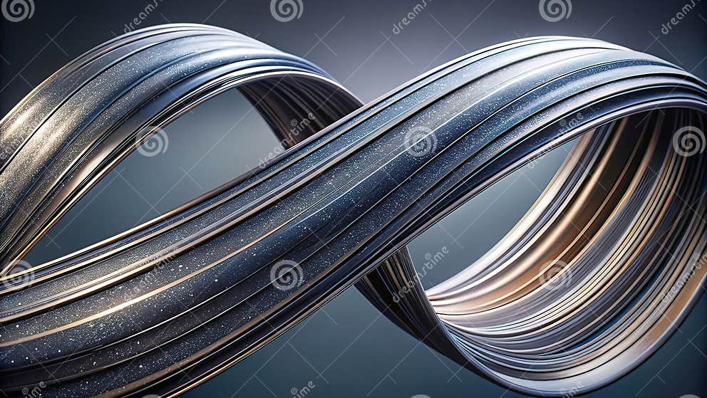 Uniform Background, Several Thin Rounded Lines Run Across the ...