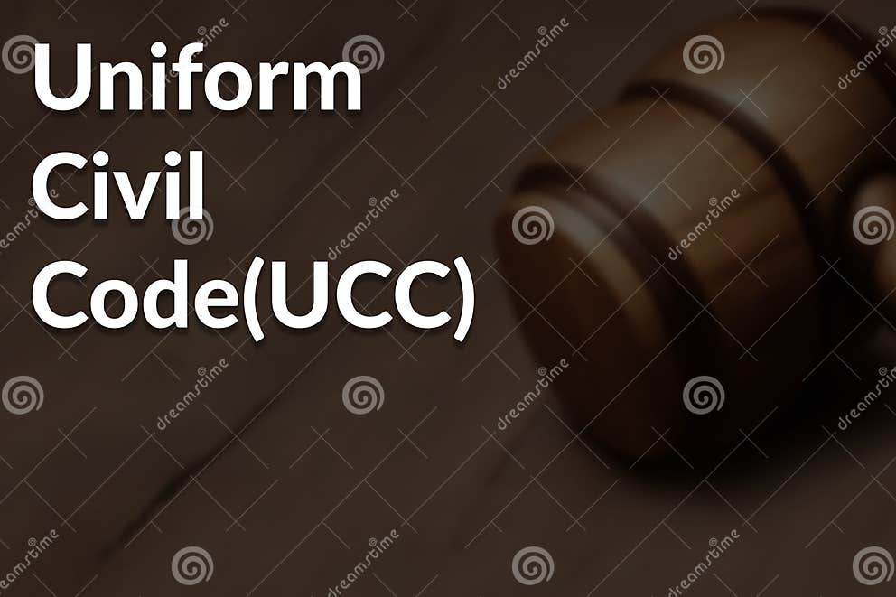 Uniform Civil Code(UCC) stock illustration. Illustration of codeucc ...