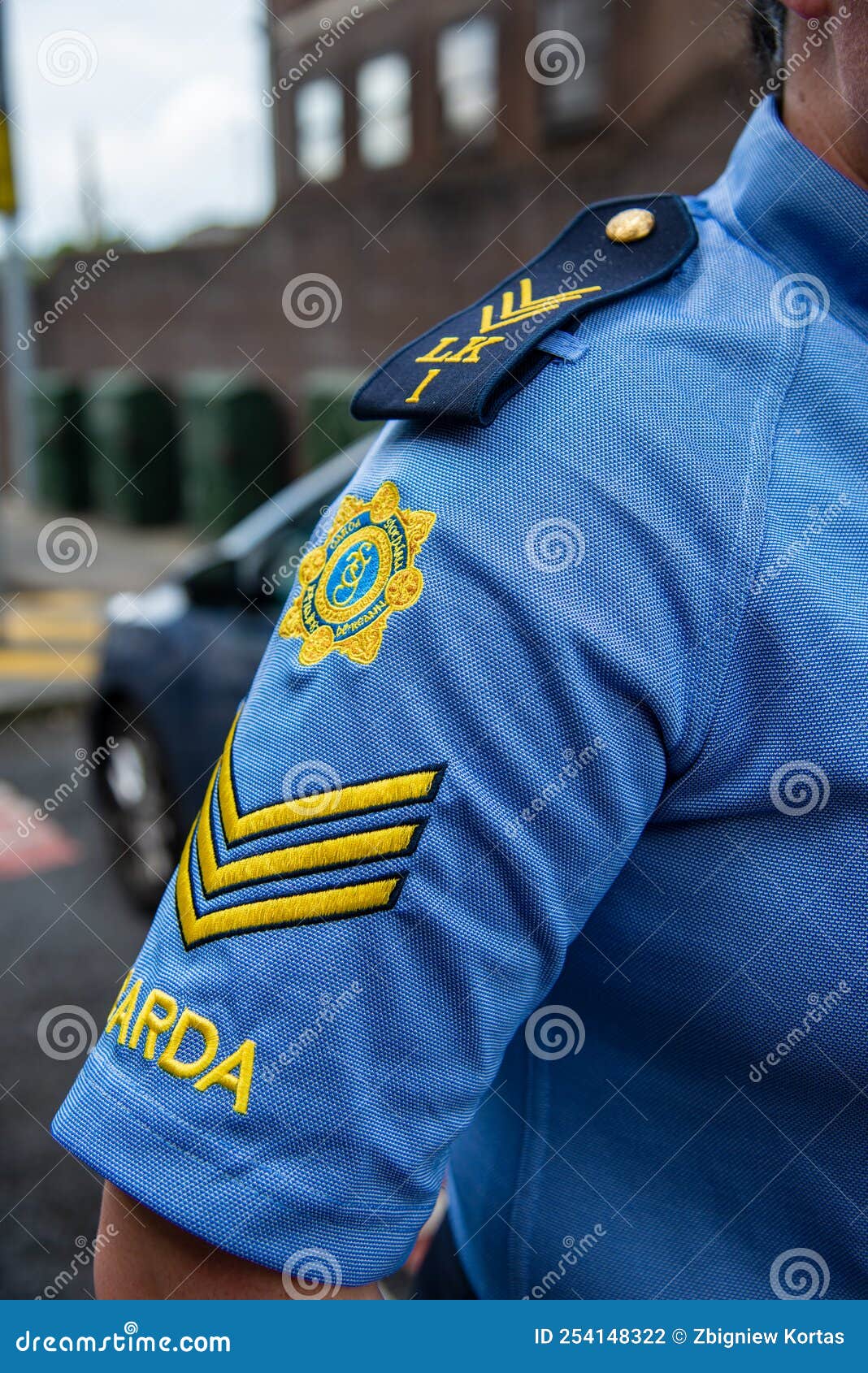 Uniform of the Garda, Limerick, Ireland, 20, August, 2022 Editorial ...