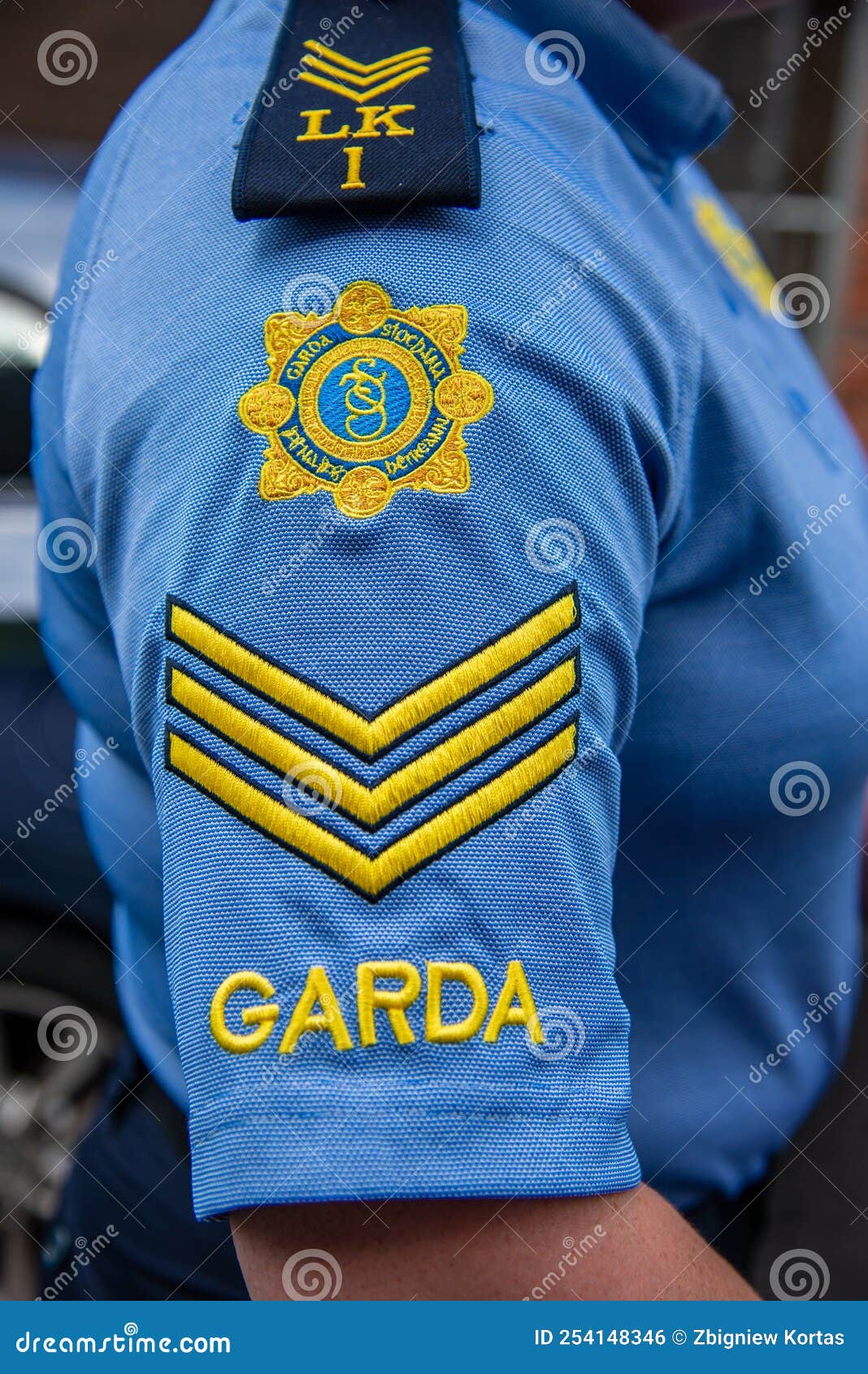 Uniform of the Garda, Limerick, Ireland, 20, August, 2022 Editorial ...