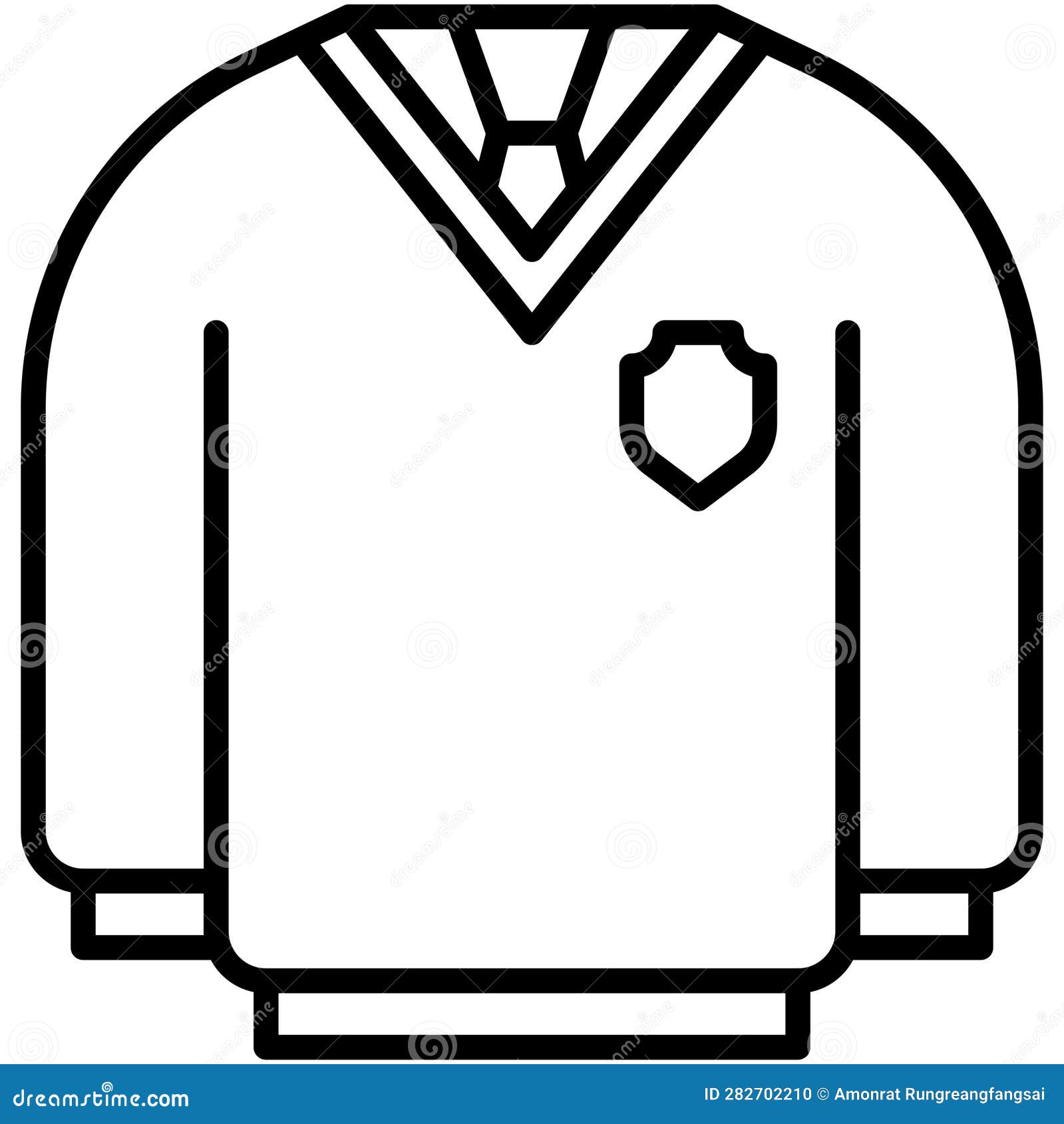 Uniform Icon, High School Related Vector Illustration Stock Vector ...