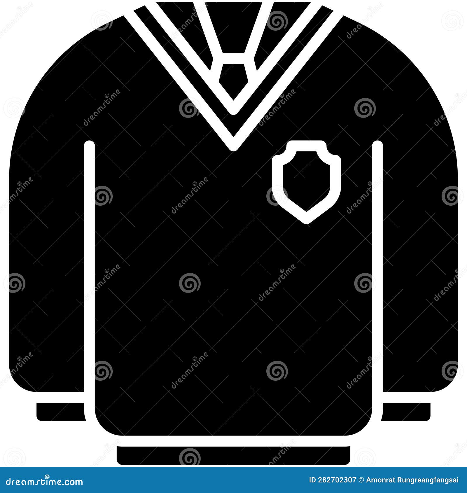 Uniform Icon, High School Related Vector Illustration Stock Vector ...