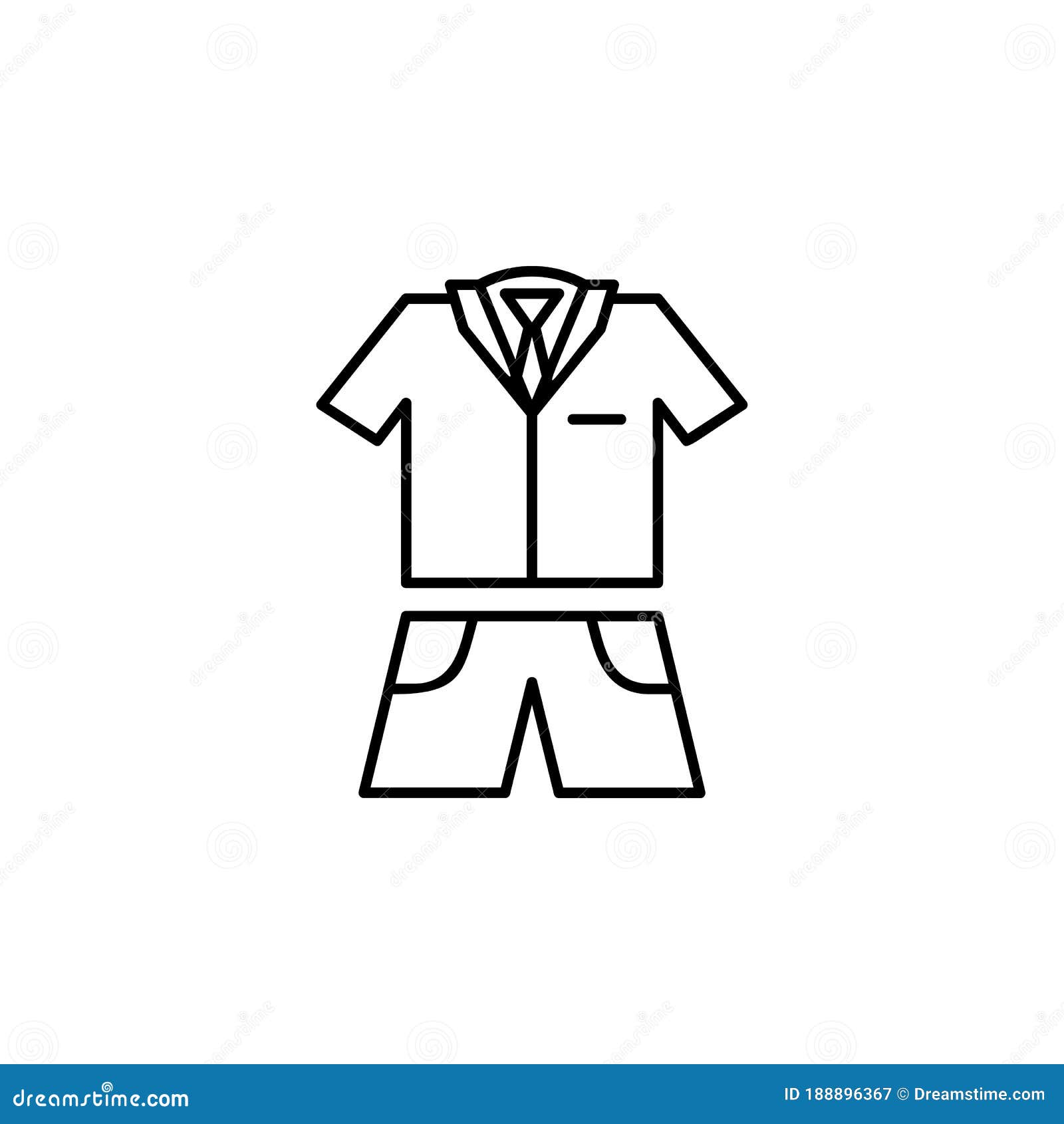 Uniform Male School Icon. Element of School Icon Stock Illustration ...