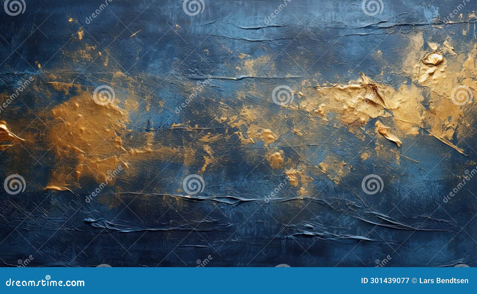Uniform Midnight Blue Texture with a Stroke of Gold - AI Generated ...