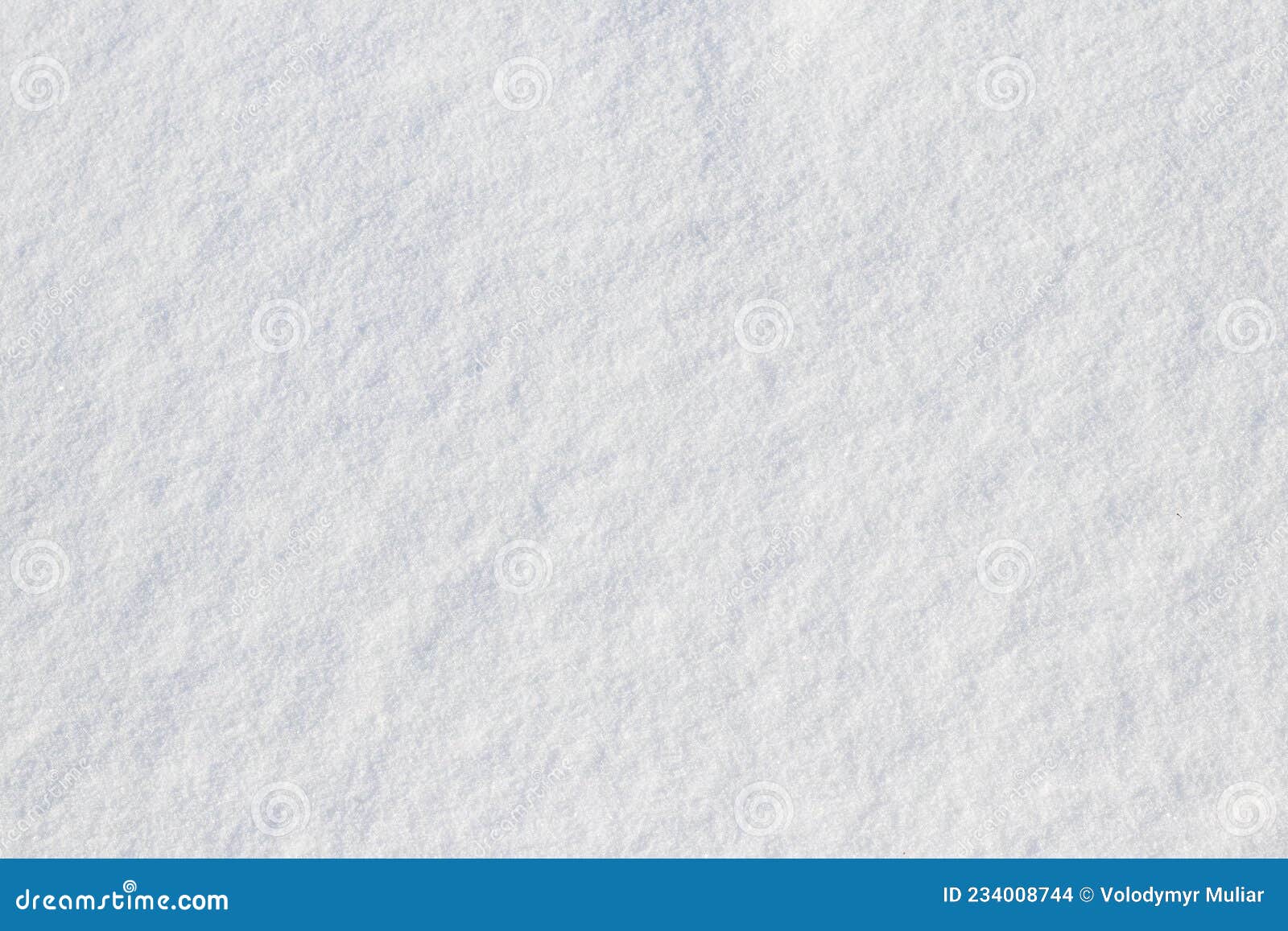 Uniform Snow Cover. Snow Texture on a Flat Plot of Land Stock Photo ...