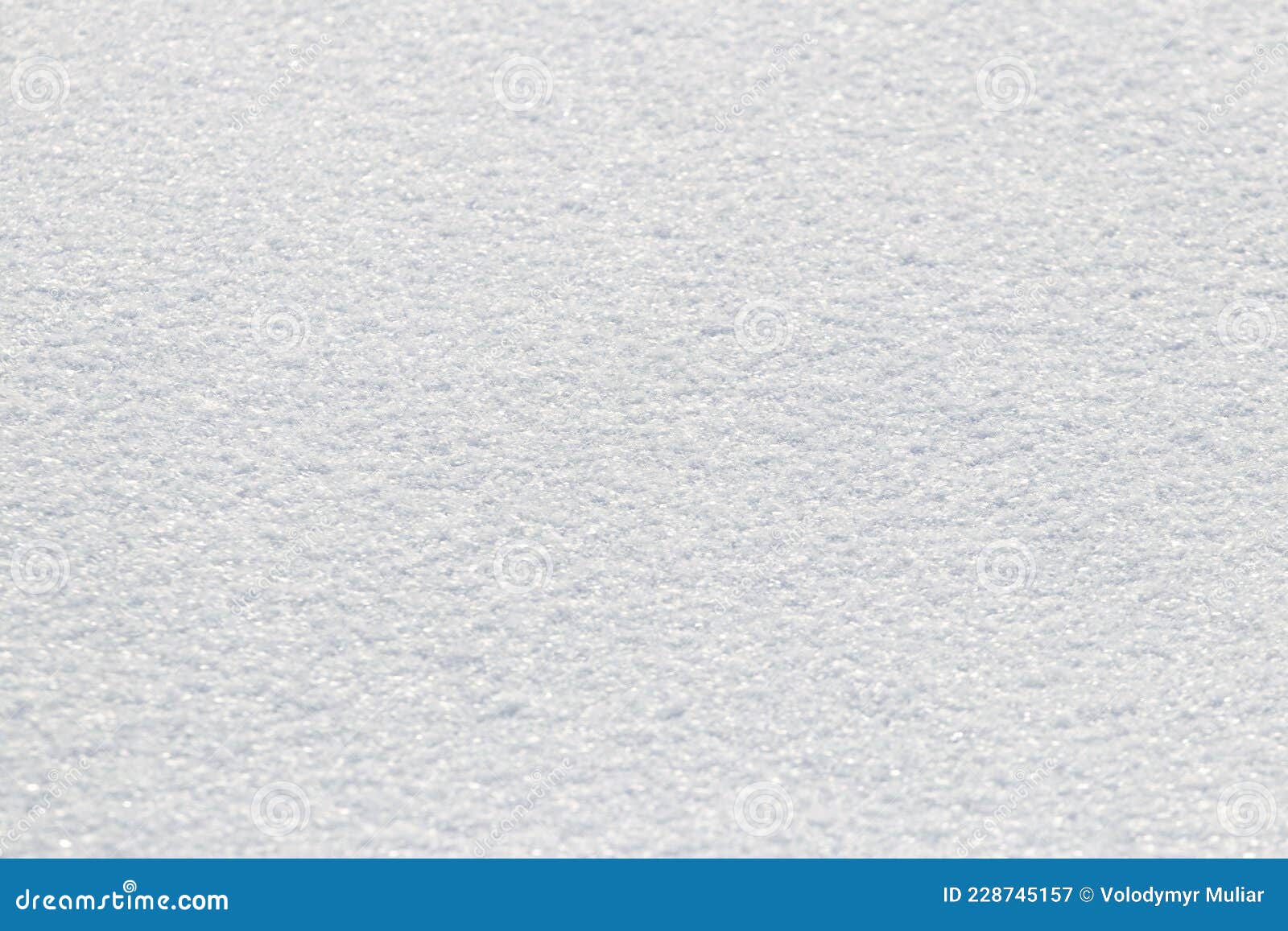 Uniform Snow Cover. Snow Texture on a Flat Plot of Land Stock Image ...