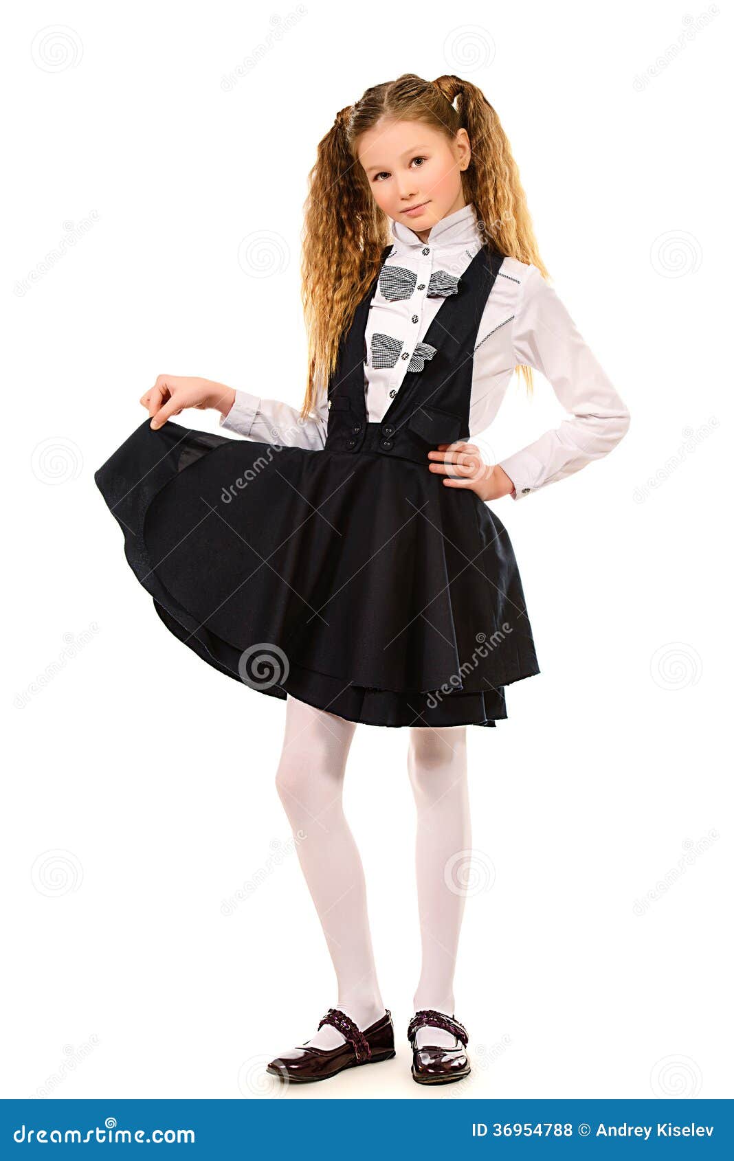 Uniforme escolar foto de archivo. Imagen de colegiala - 36954788